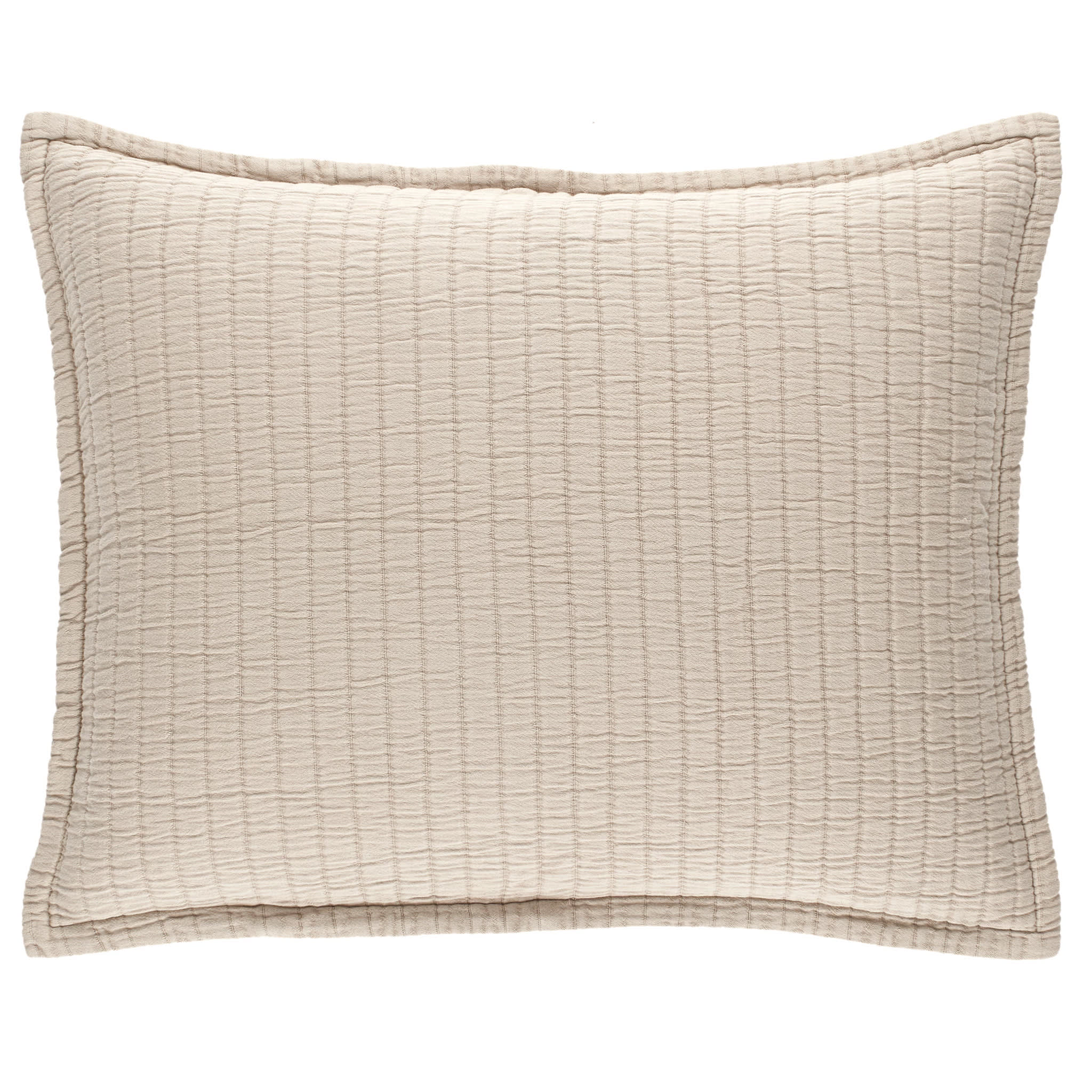 Boyfriend Matelasse Sham | Sand – Annie Selke