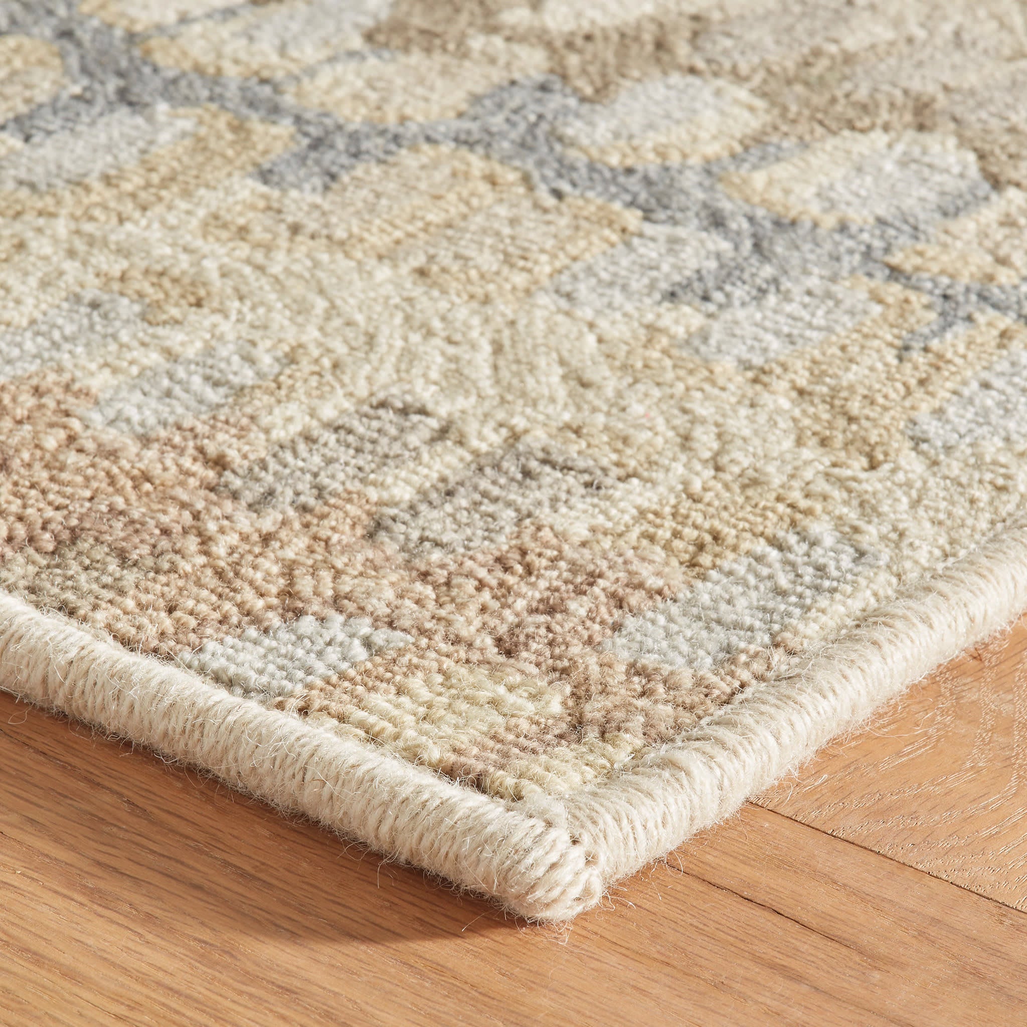 Paint Chip Natural Hand Micro Hooked Wool Custom Rug – Annie Selke