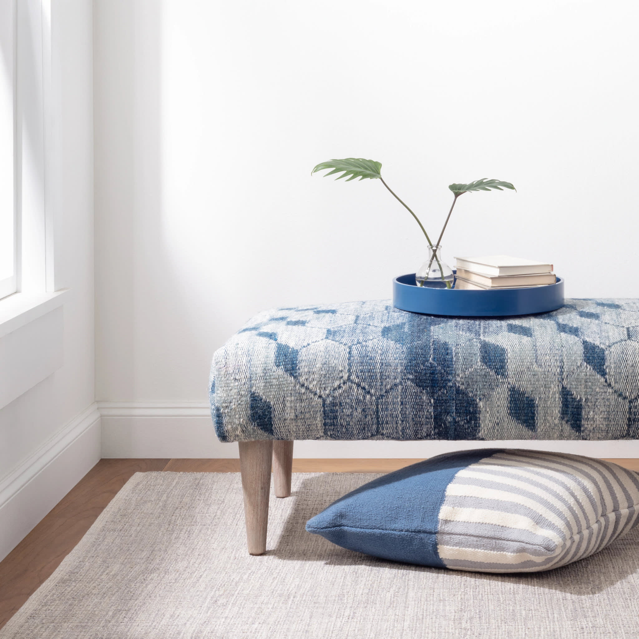 Marled Handwoven Cotton Rug | Grey – Annie Selke