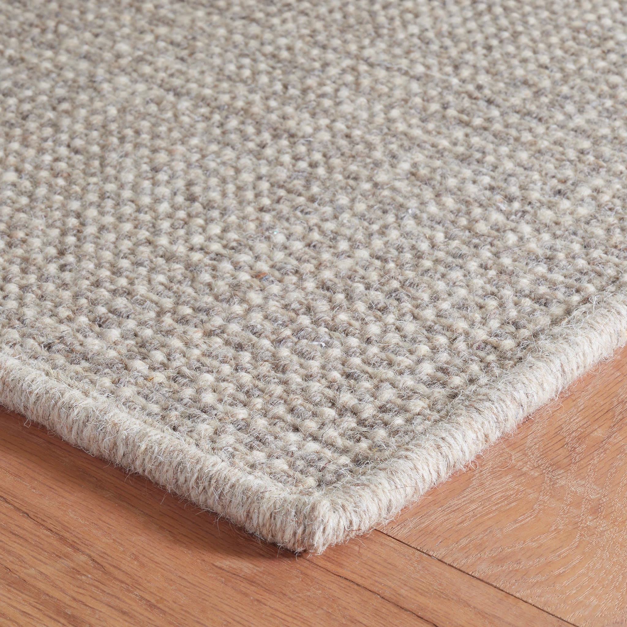 Checkers Grey Woven Wool Custom Rug – Annie Selke