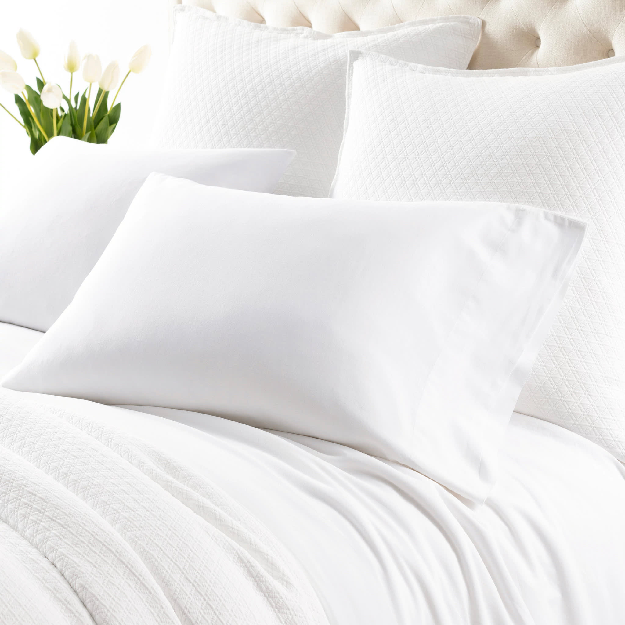 Cozy Cotton Sheet Set | White – Annie Selke