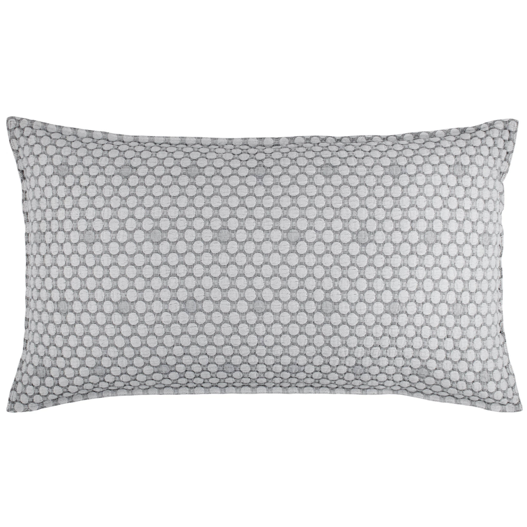 Lodi Matelasse Sham | Black/White – Annie Selke