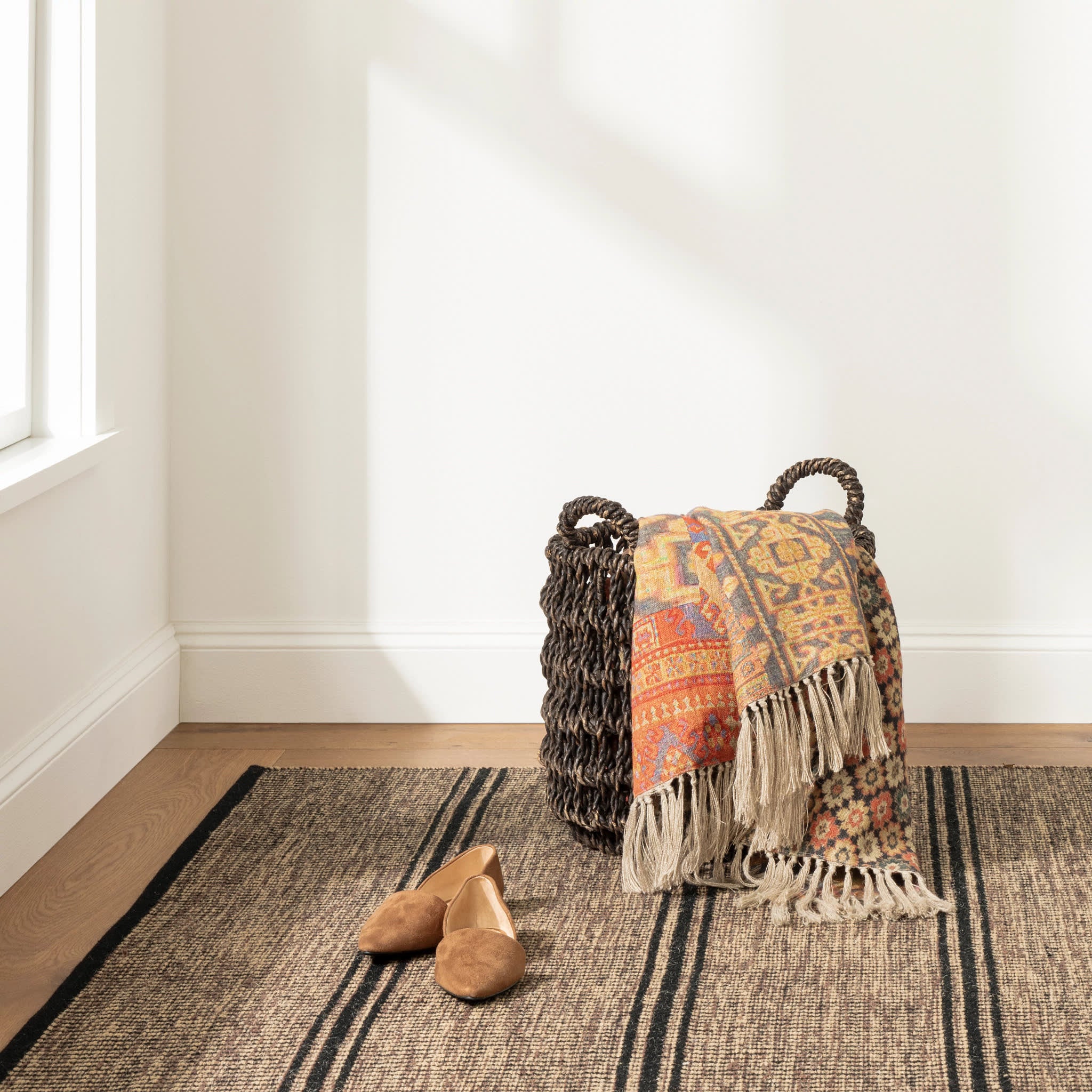 Malta Handwoven Wool Rug | Camel – Annie Selke