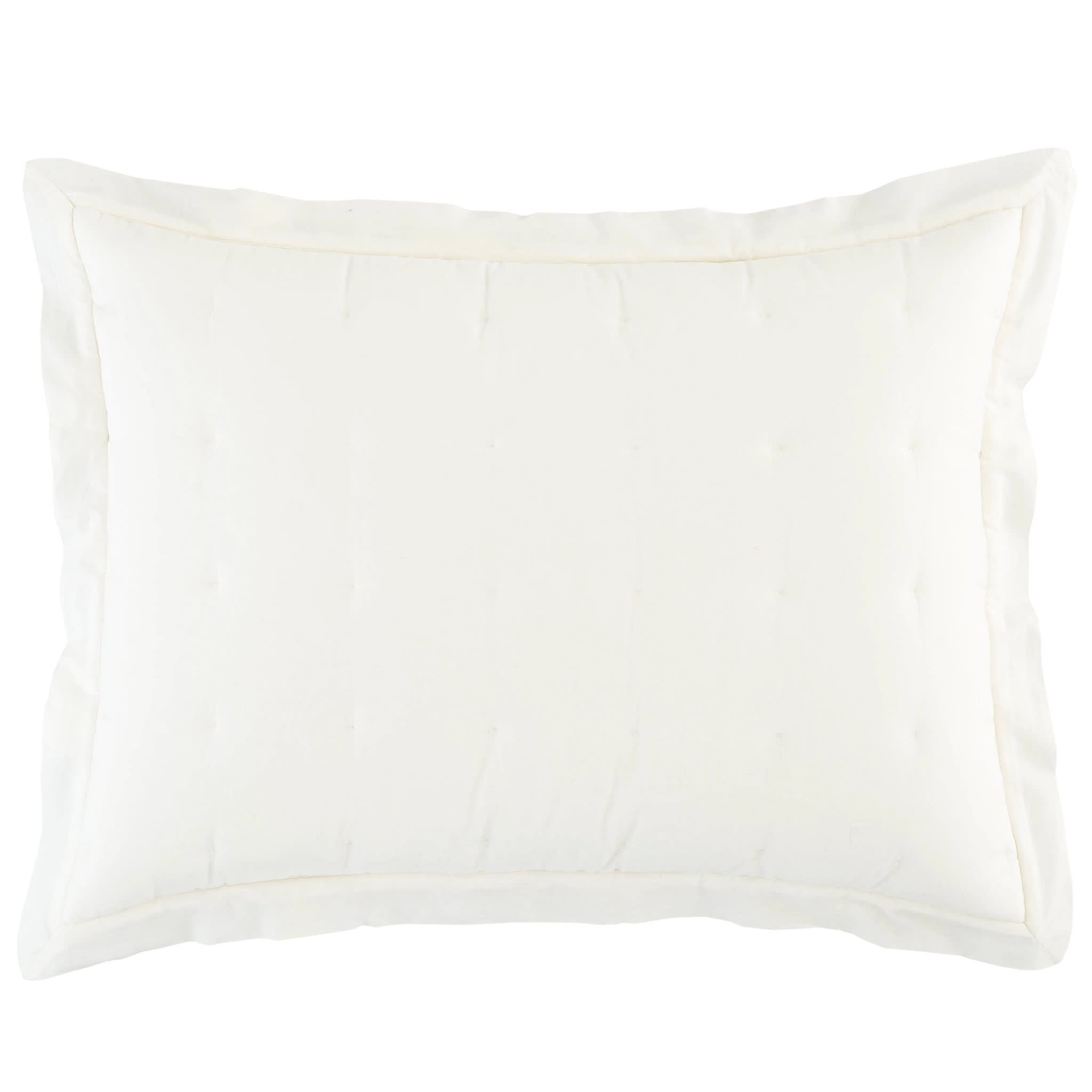 Cozy Cotton Puff Sham | Ivory – Annie Selke