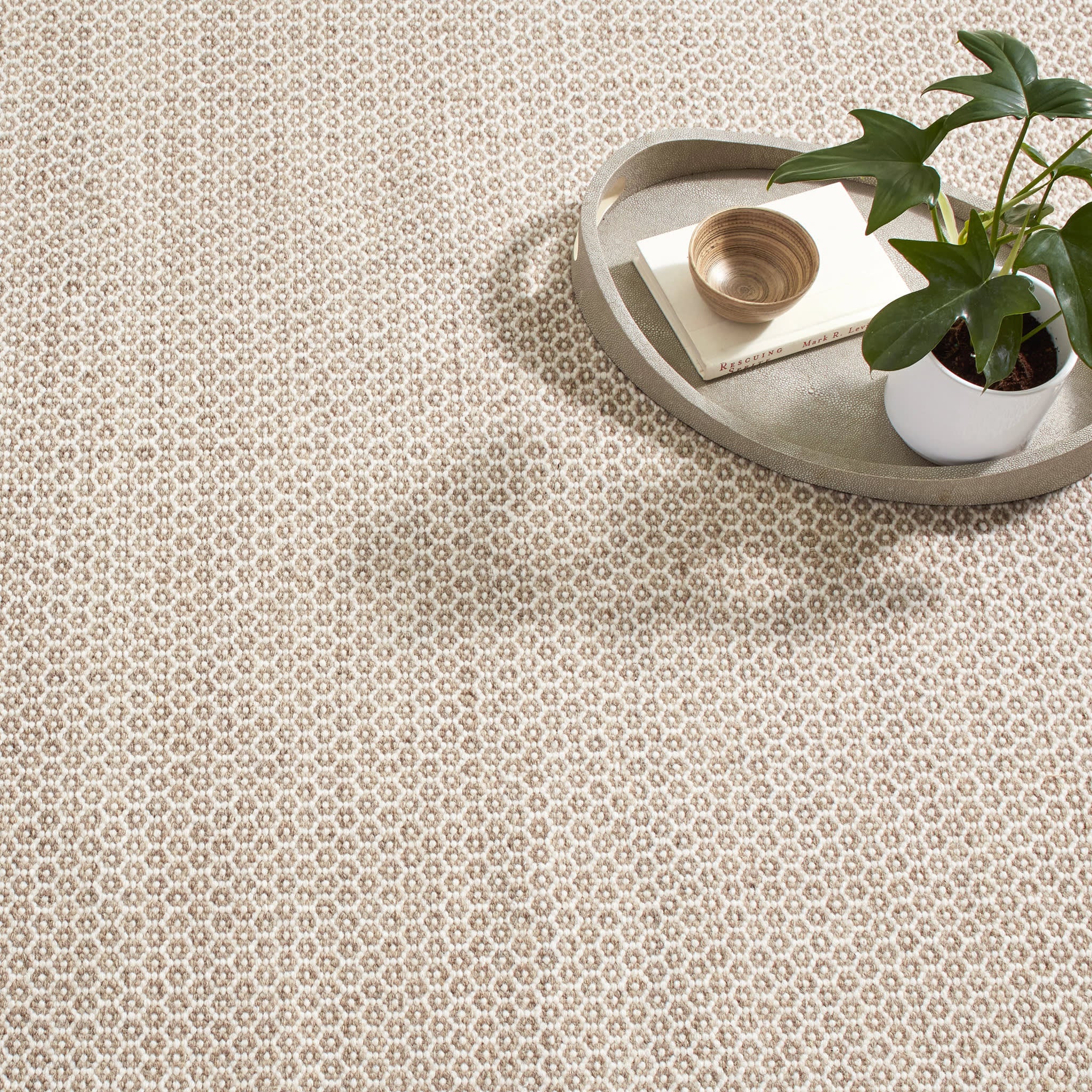 Honeycomb Natural Handwoven Wool Custom Rug – Annie Selke
