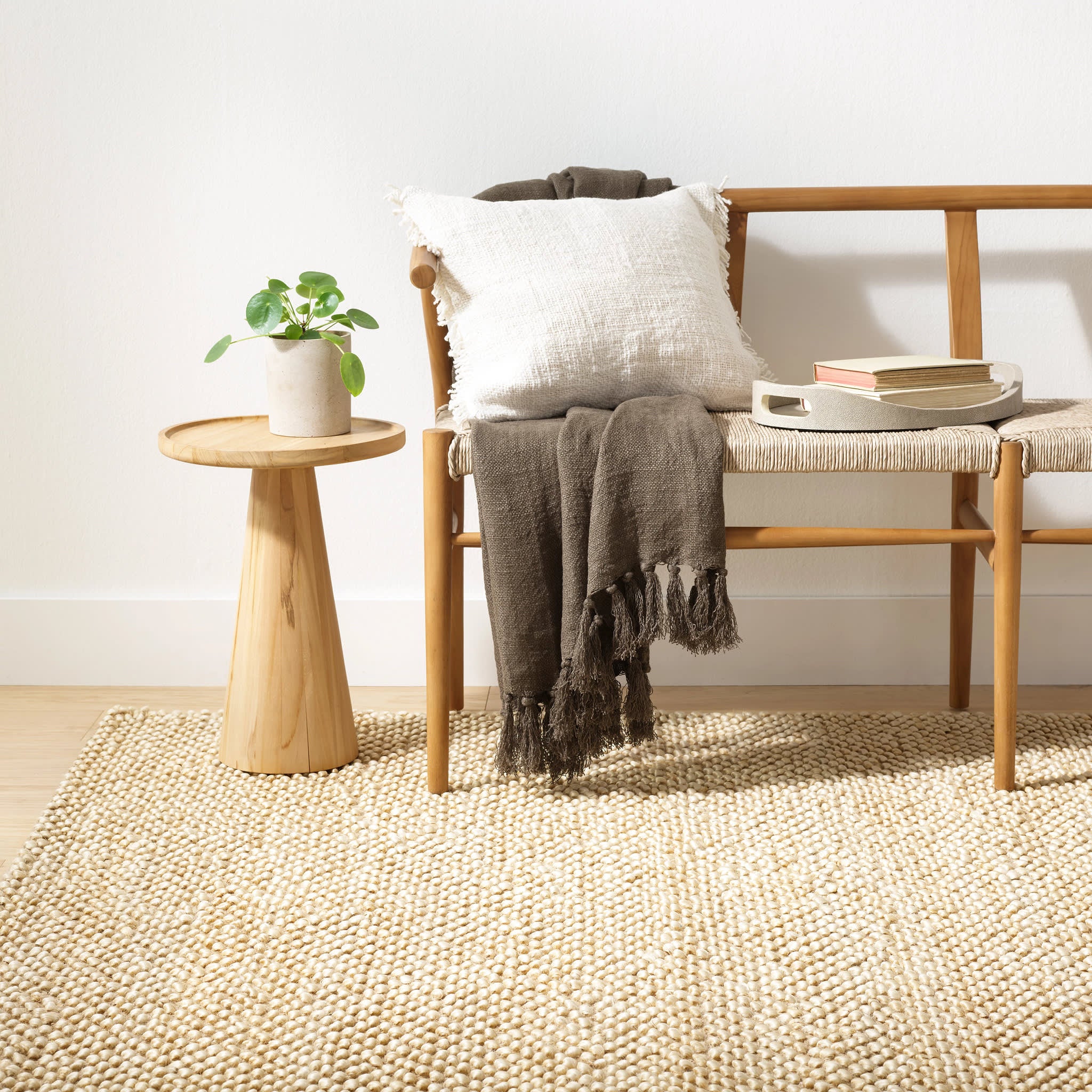 Textured Handwoven Jute Rug | Natural – Annie Selke
