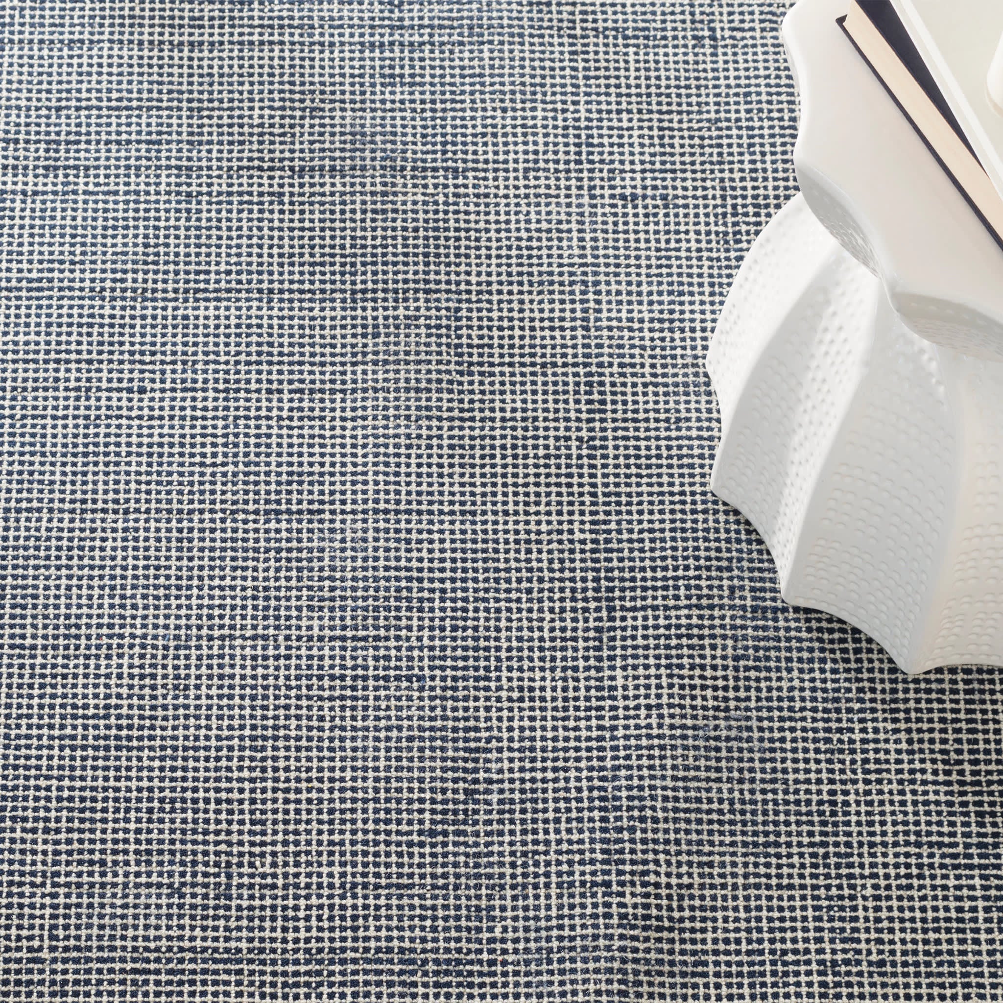 Matrix Hand Tufted Wool Custom Rug | Ink – Annie Selke