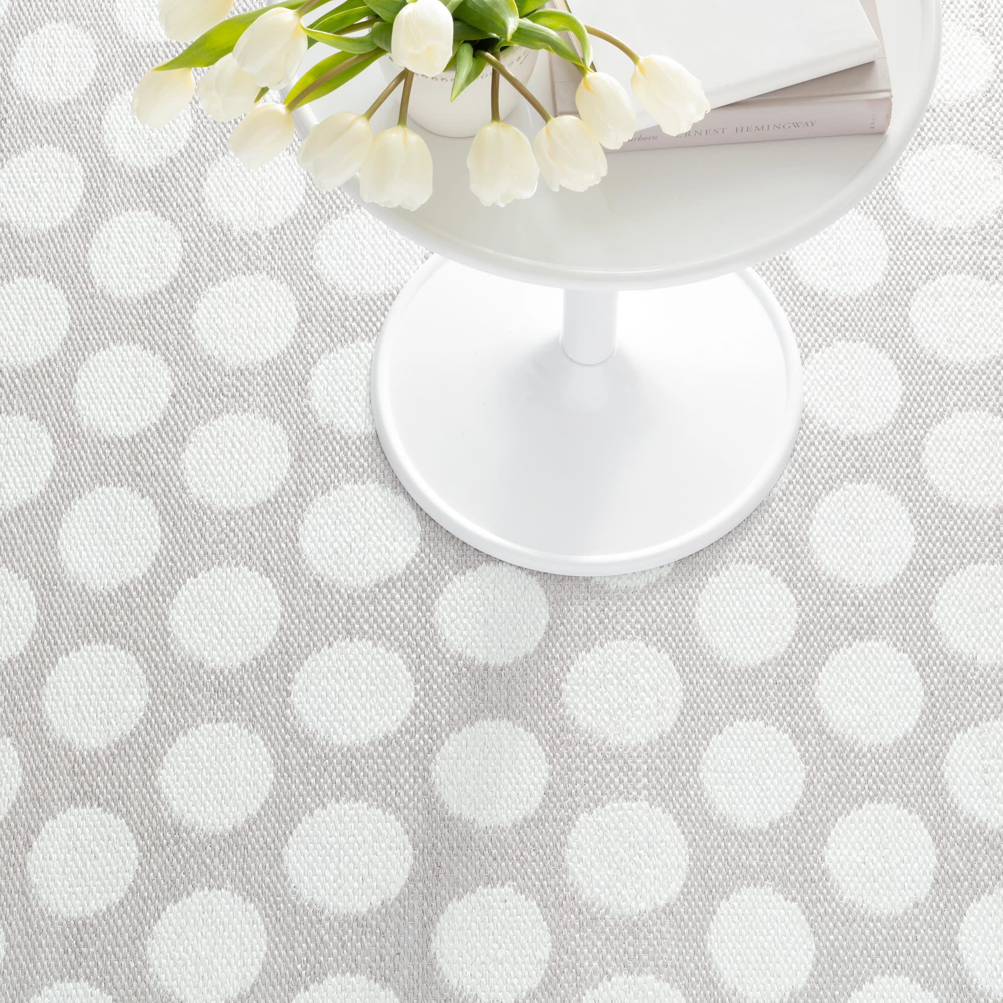 Dot Handwoven Indoor/Outdoor Rug | Grey – Annie Selke