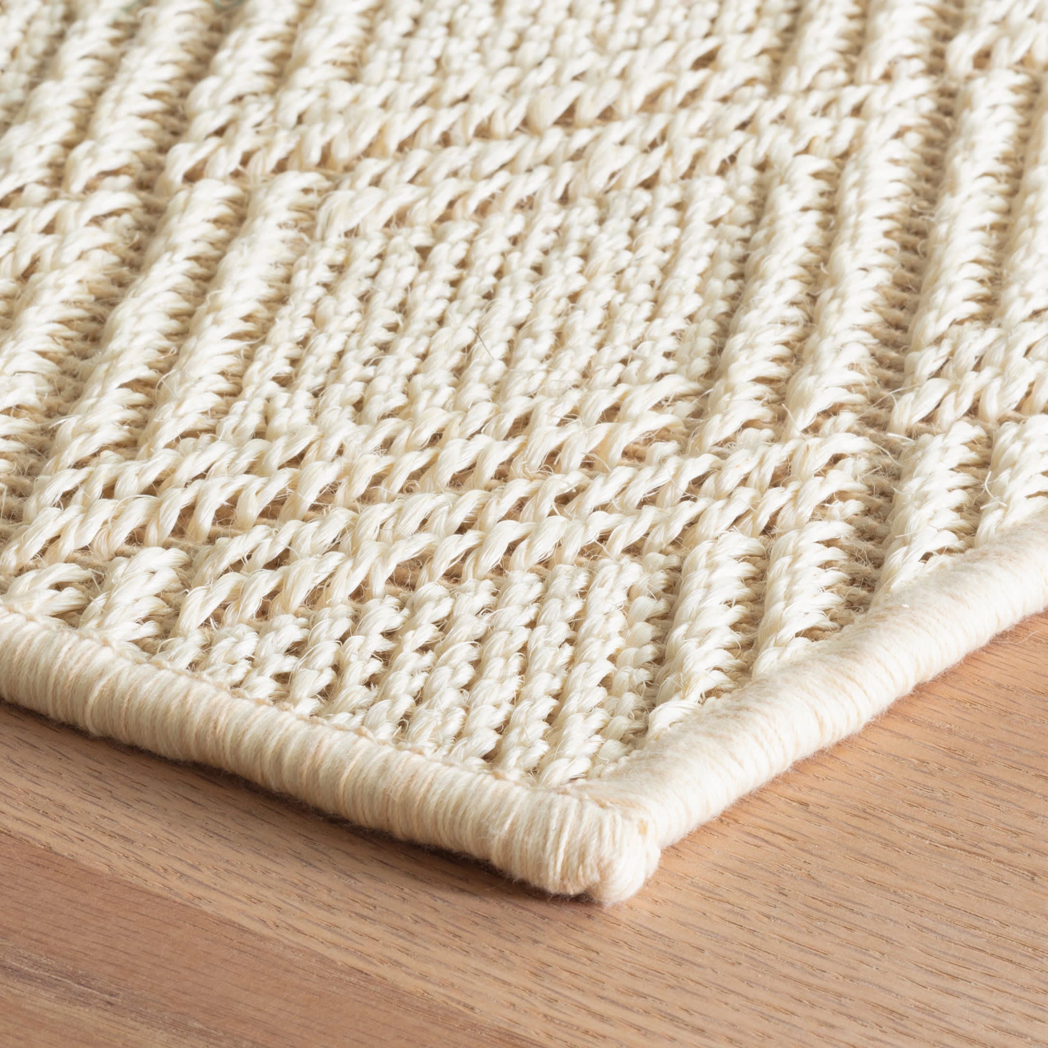 Diamond Woven Sisal Custom Rug | Sand – Annie Selke