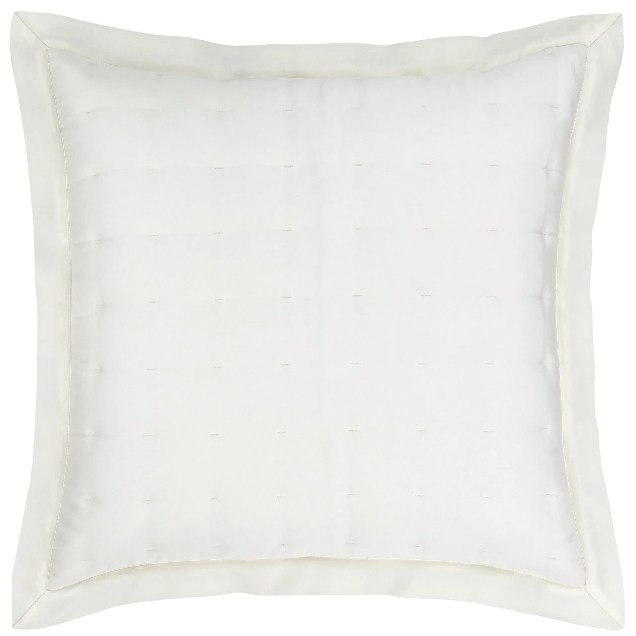 Silken Solid Puff Sham | Ivory – Annie Selke