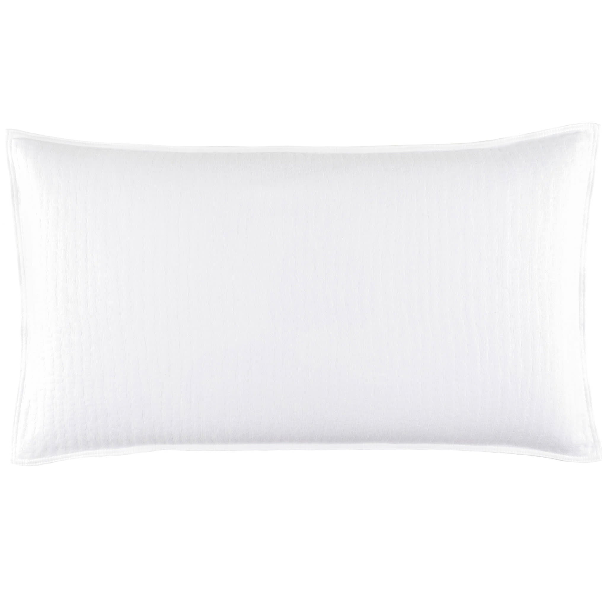 Shepherd Matelasse Sham | White – Annie Selke