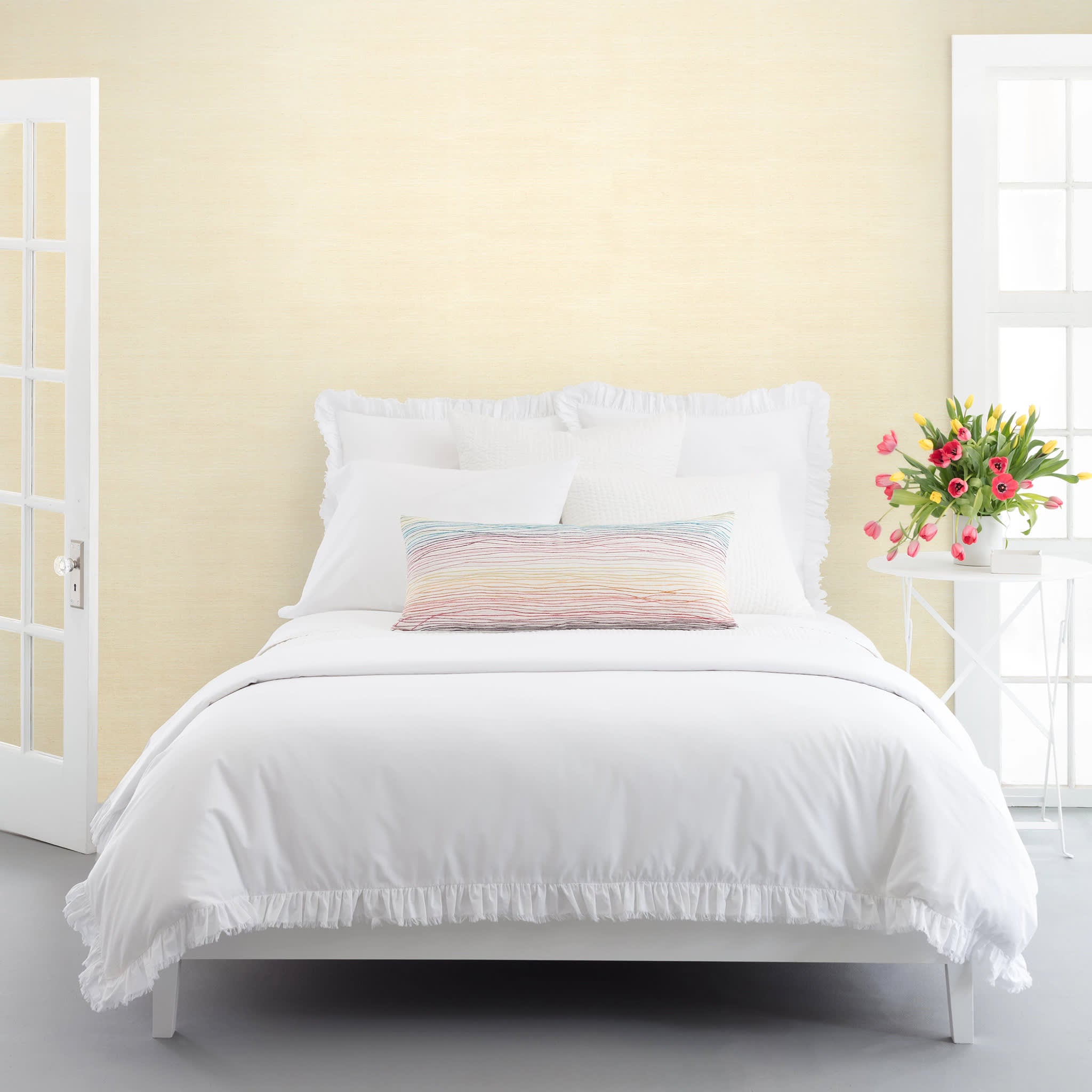 Samoa Grasscloth Wallpaper | Cream – Annie Selke