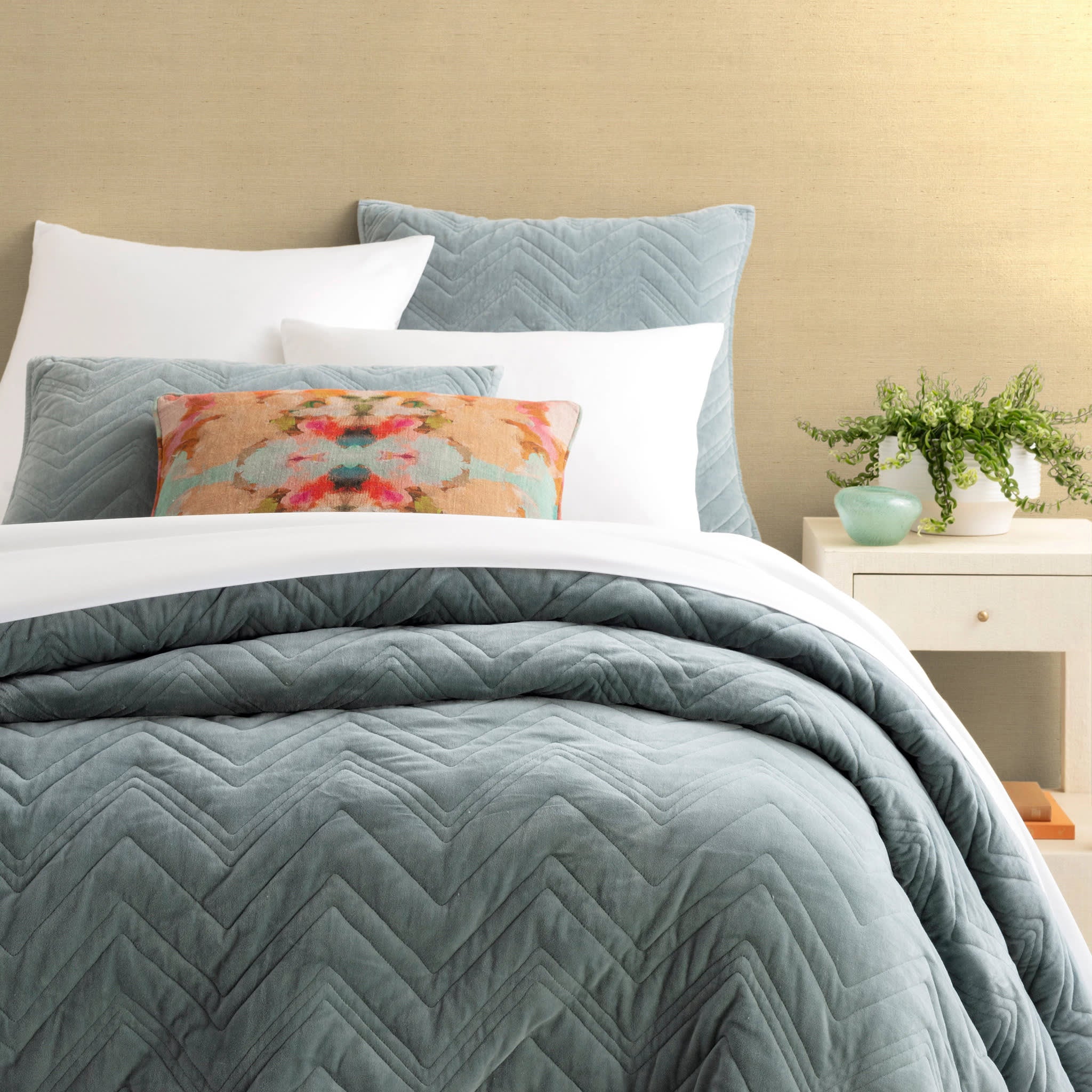 Samoa Grasscloth Wallpaper | Sand – Annie Selke