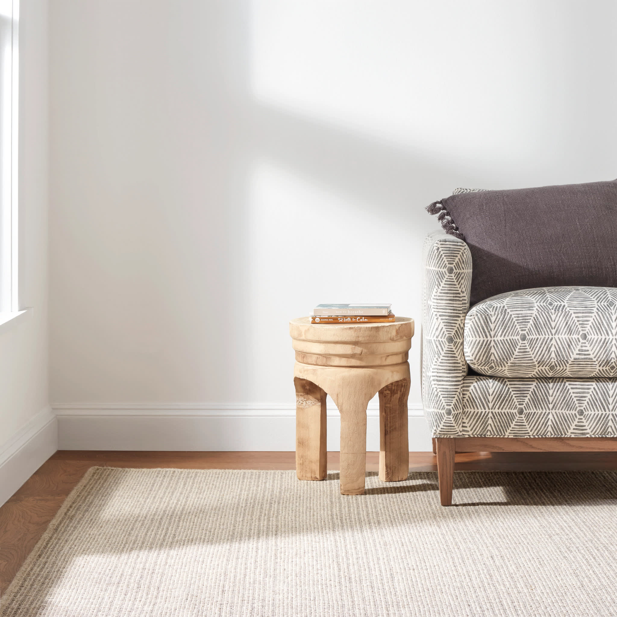 Checkers Grey Woven Wool Custom Rug – Annie Selke