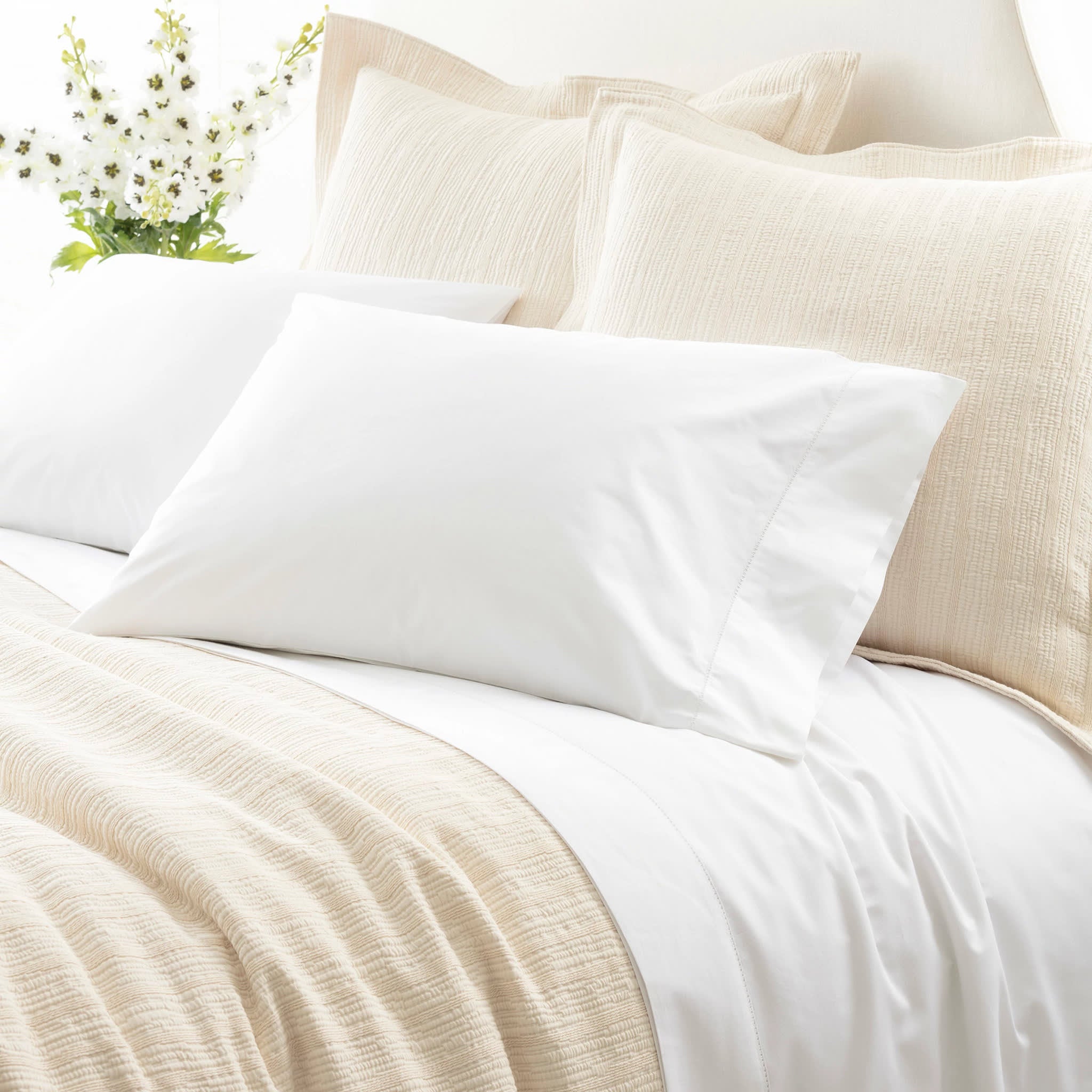Classic Hemstitch Sheet Set | White – Annie Selke