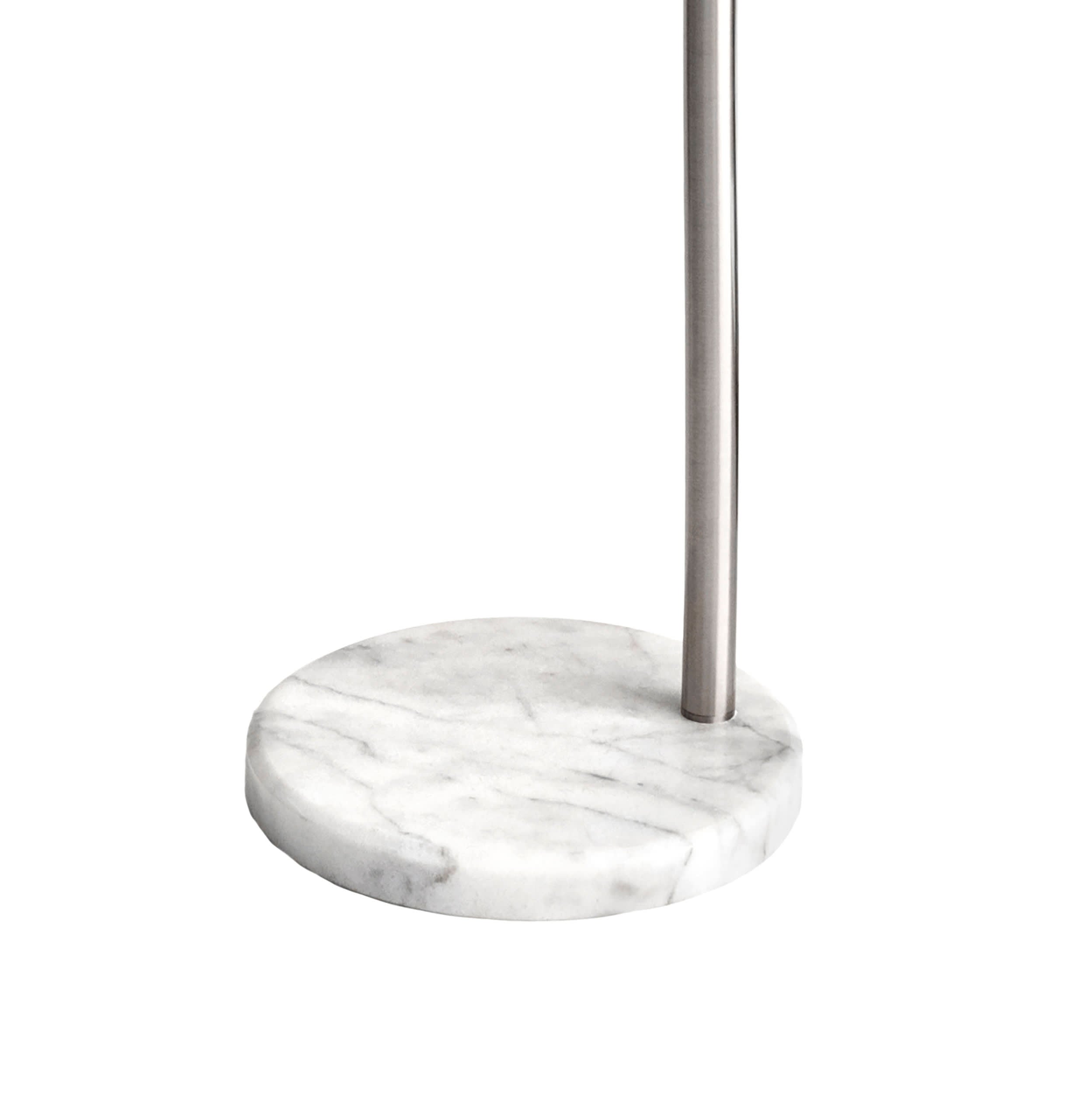 69-inch Arched Marble Rod Floor Lamp | Silver – Annie Selke