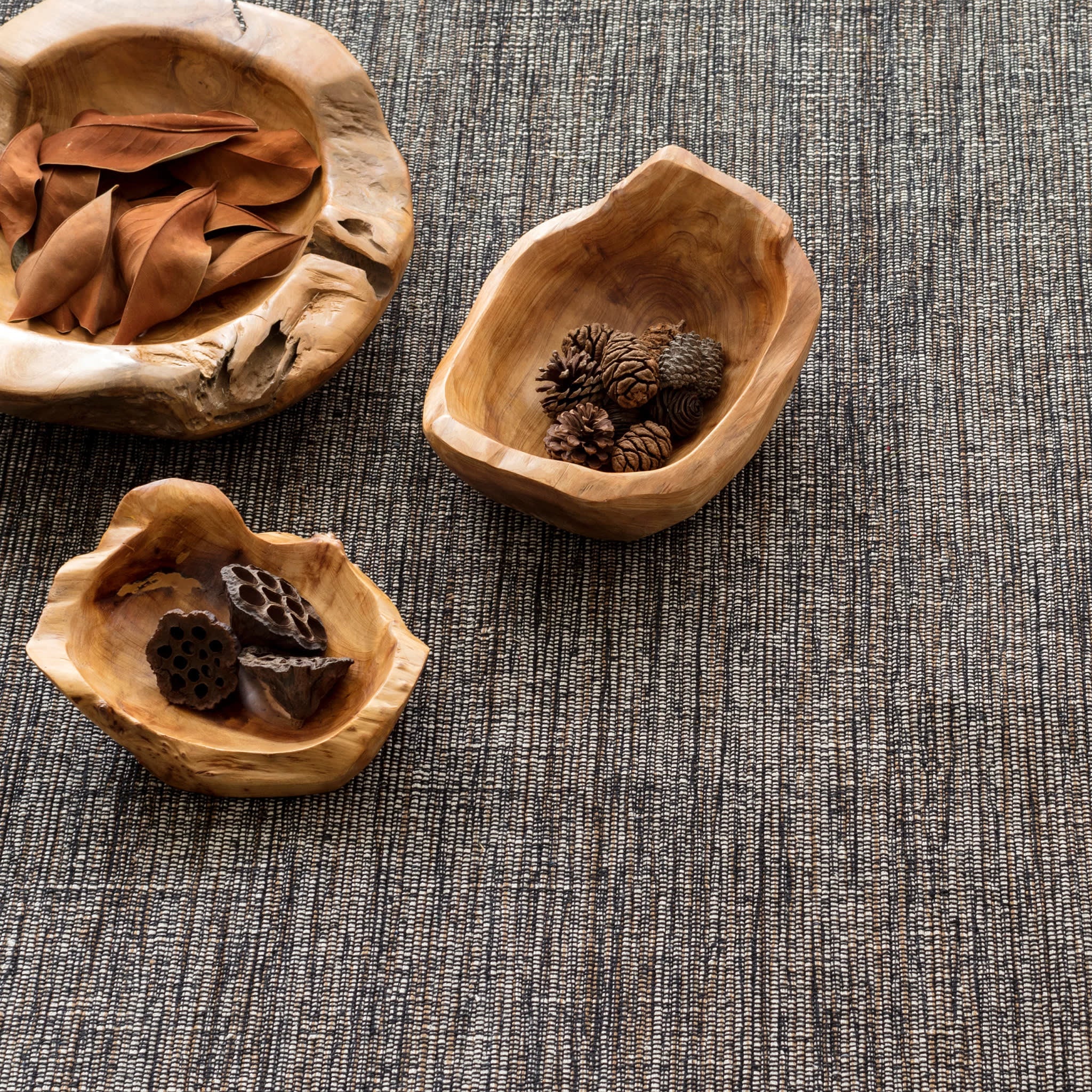 Lexington Black/Brown Handwoven Cotton Rug Swatch – Annie Selke