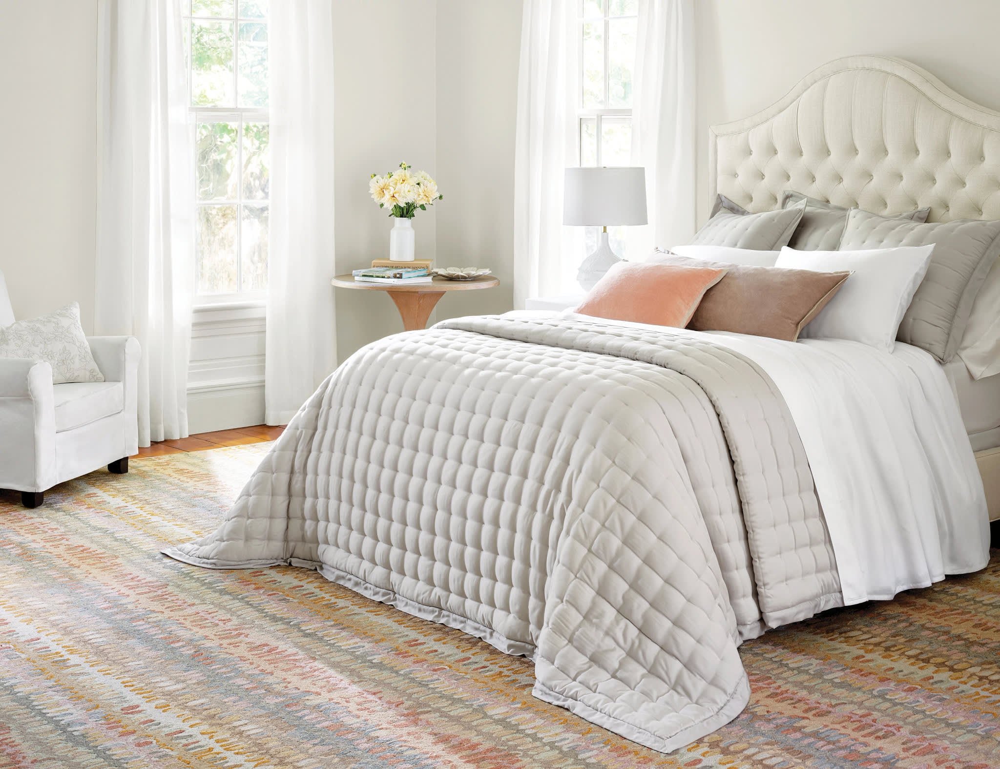 Paint Chip Hand Micro Hooked Wool Rug | Stone – Annie Selke