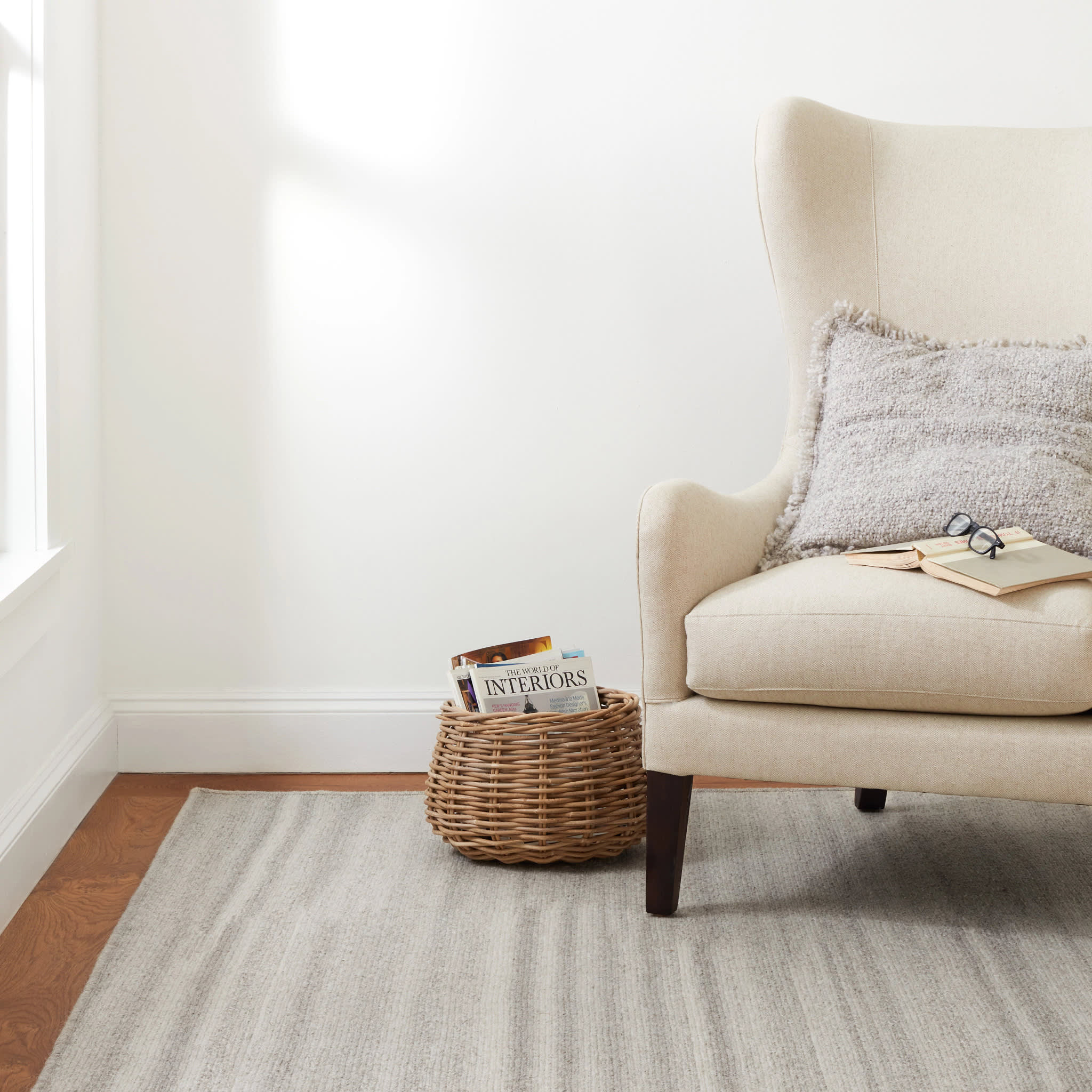 Barlow Woven Wool Custom Rug | Grey – Annie Selke