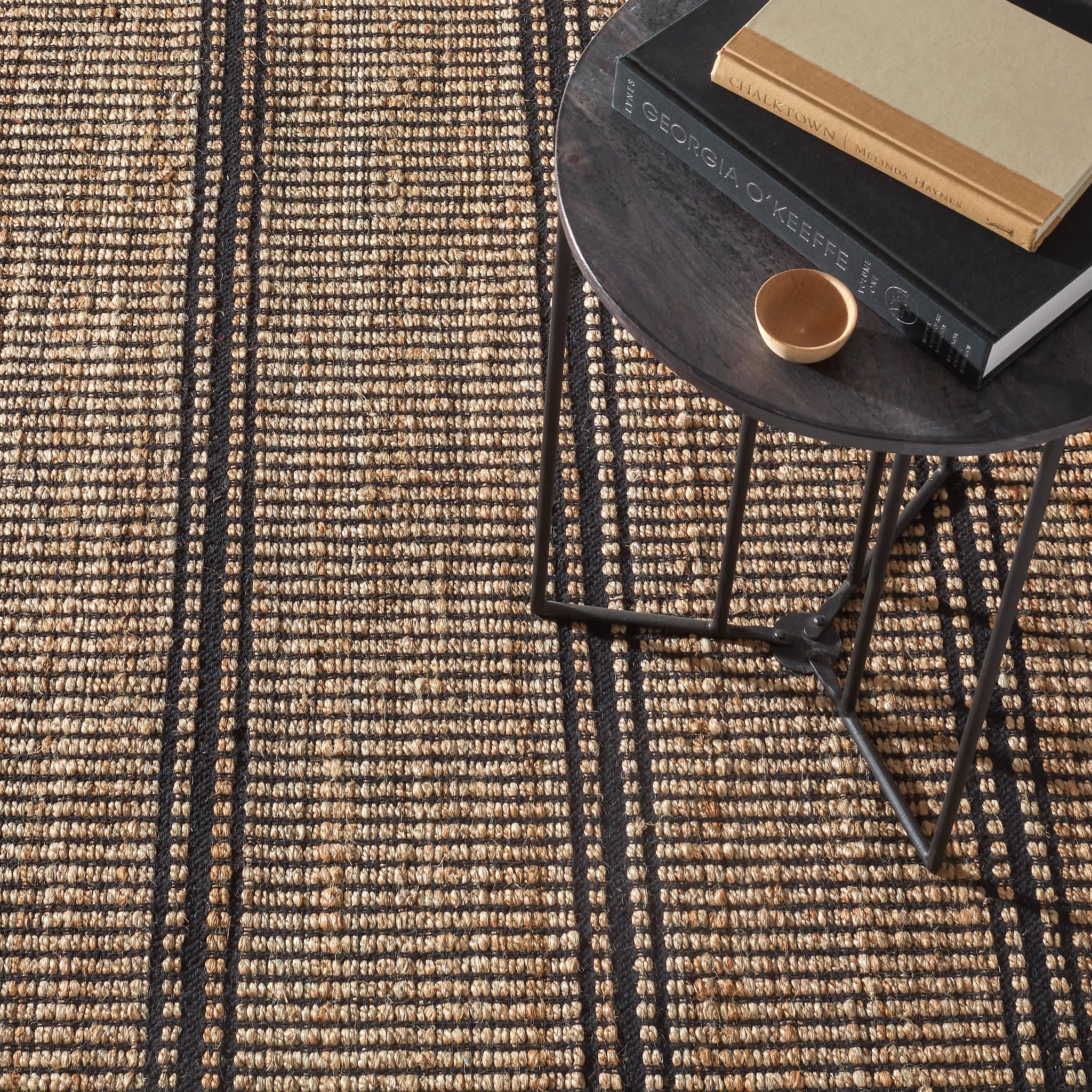 Arbor Handwoven Jute Rug | Black – Annie Selke