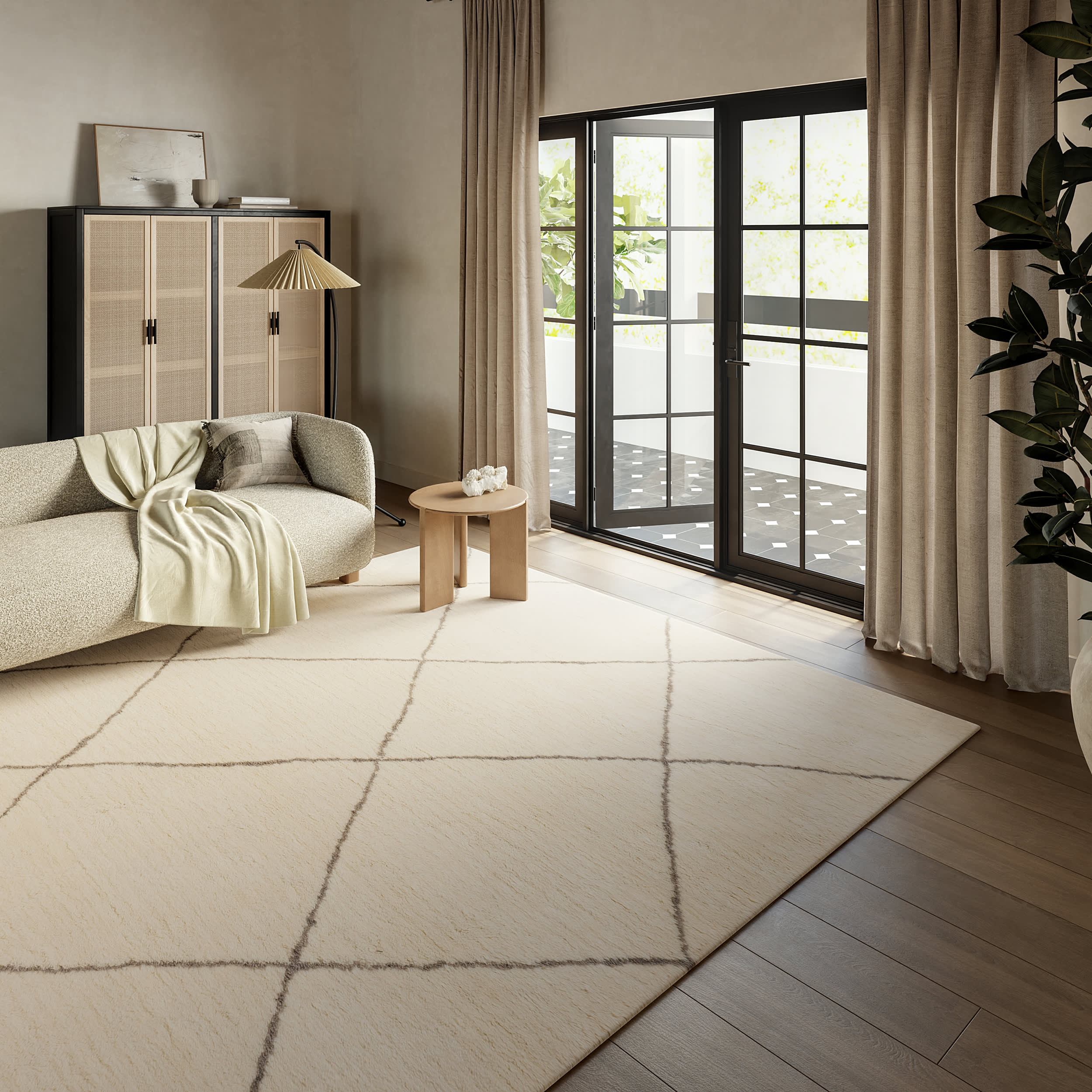 Beachwood Trellis Wool Rug | Ivory – Annie Selke