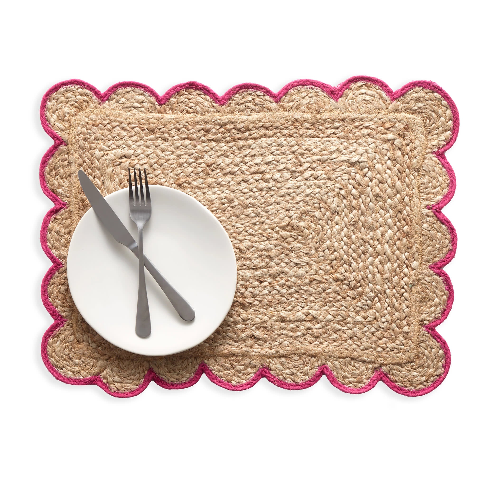 Libby Scallop Placemat Set of 4 | Fuchsia – Annie Selke