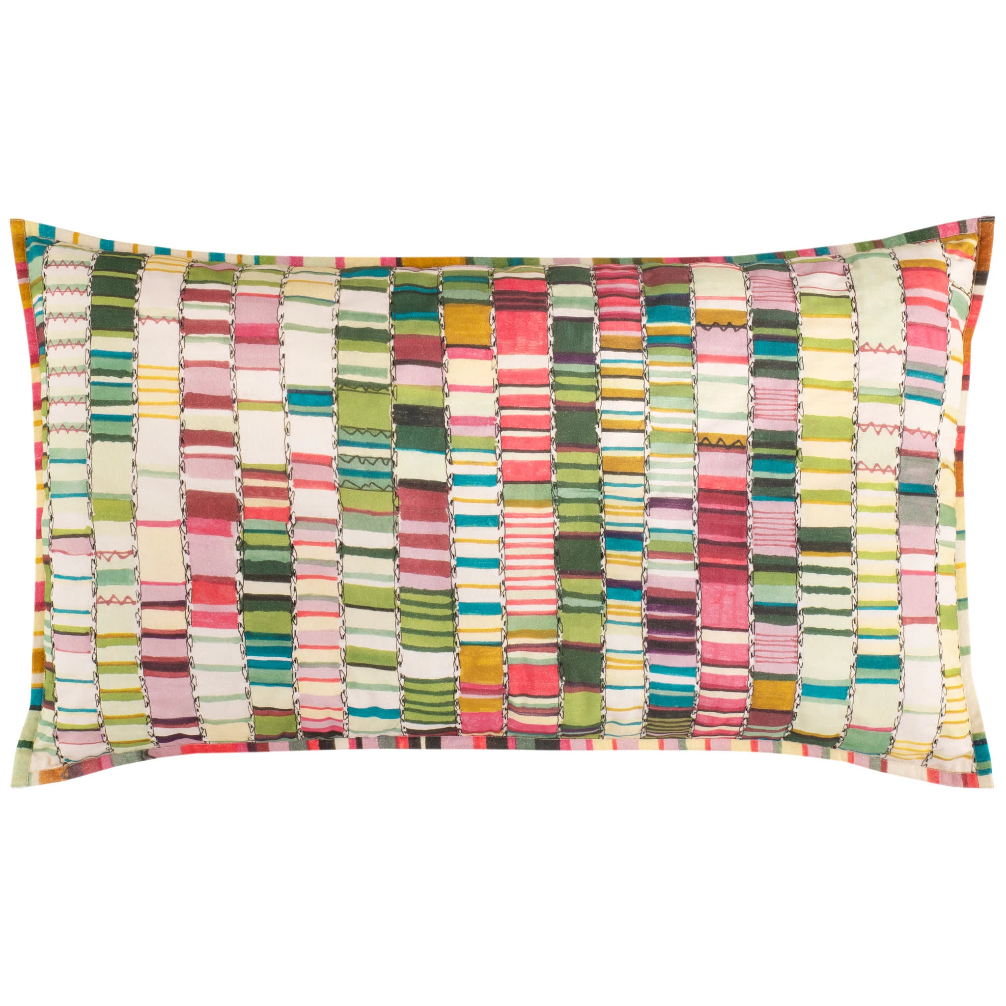 Penelope Stripe Coverlet Sham | Multi – Annie Selke