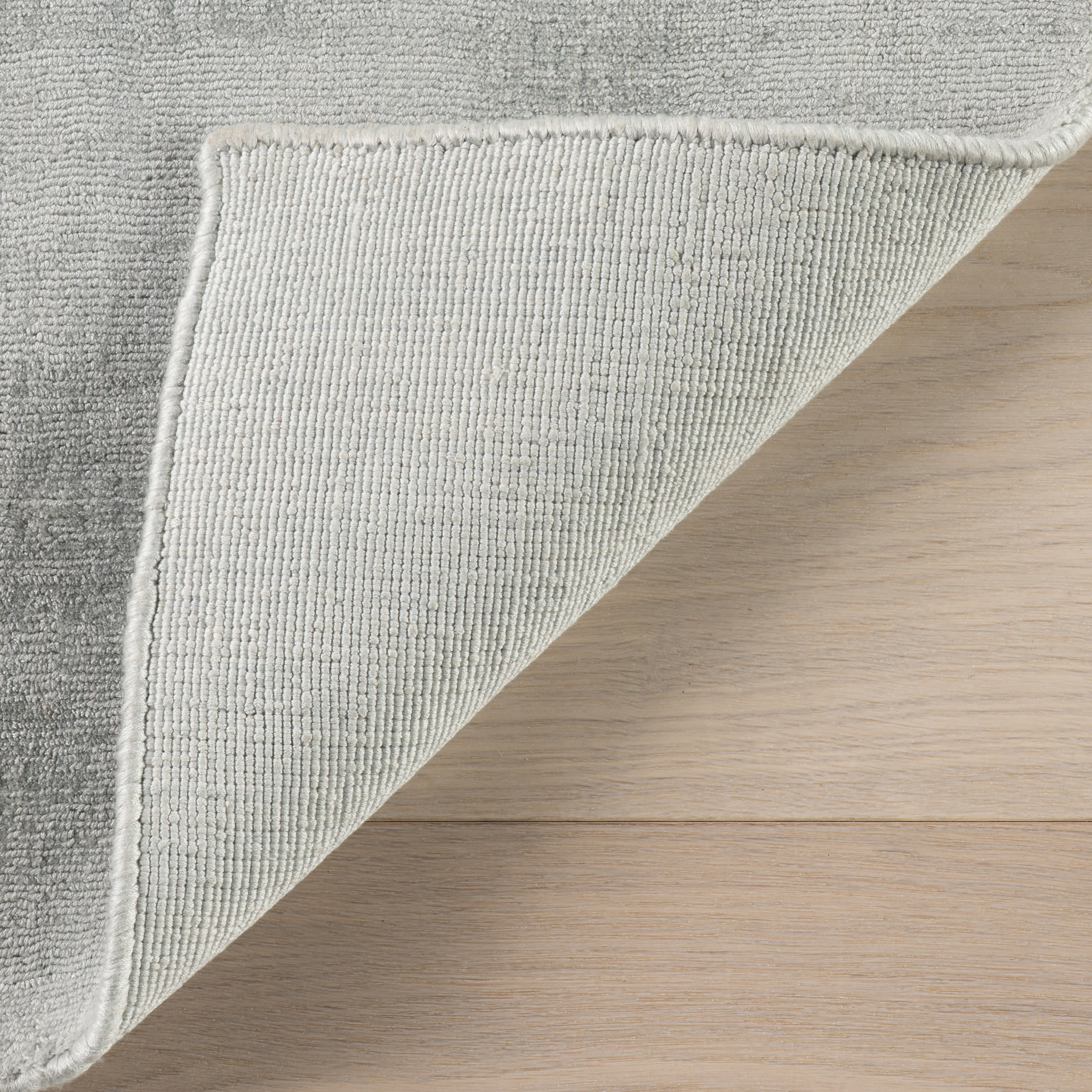 Alva Hand Loom Knotted Viscose Rug | Sky – Annie Selke