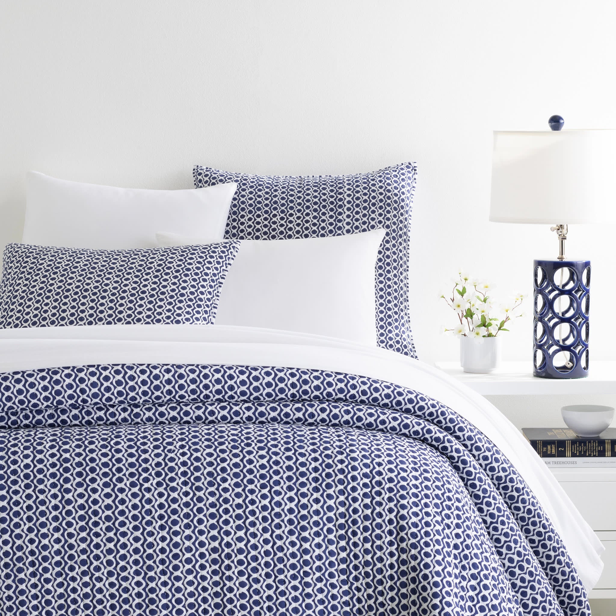 Tyler Indigo Quilt – Annie Selke