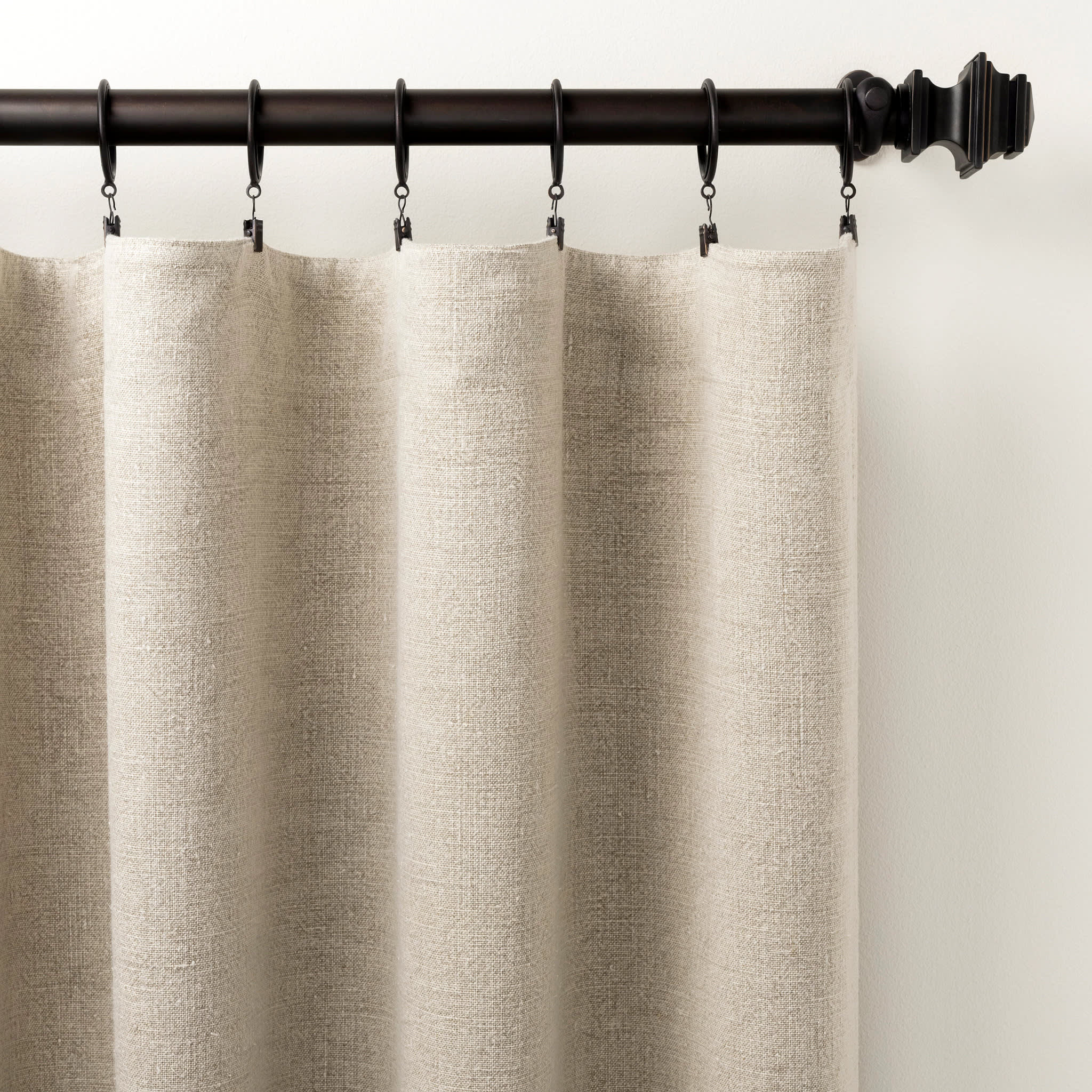 Stone Washed Linen Curtain Panel | Natural – Annie Selke