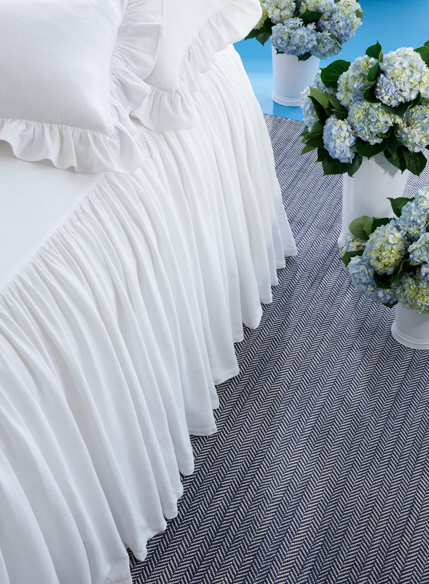 Wilton Bedspread | White – Annie Selke