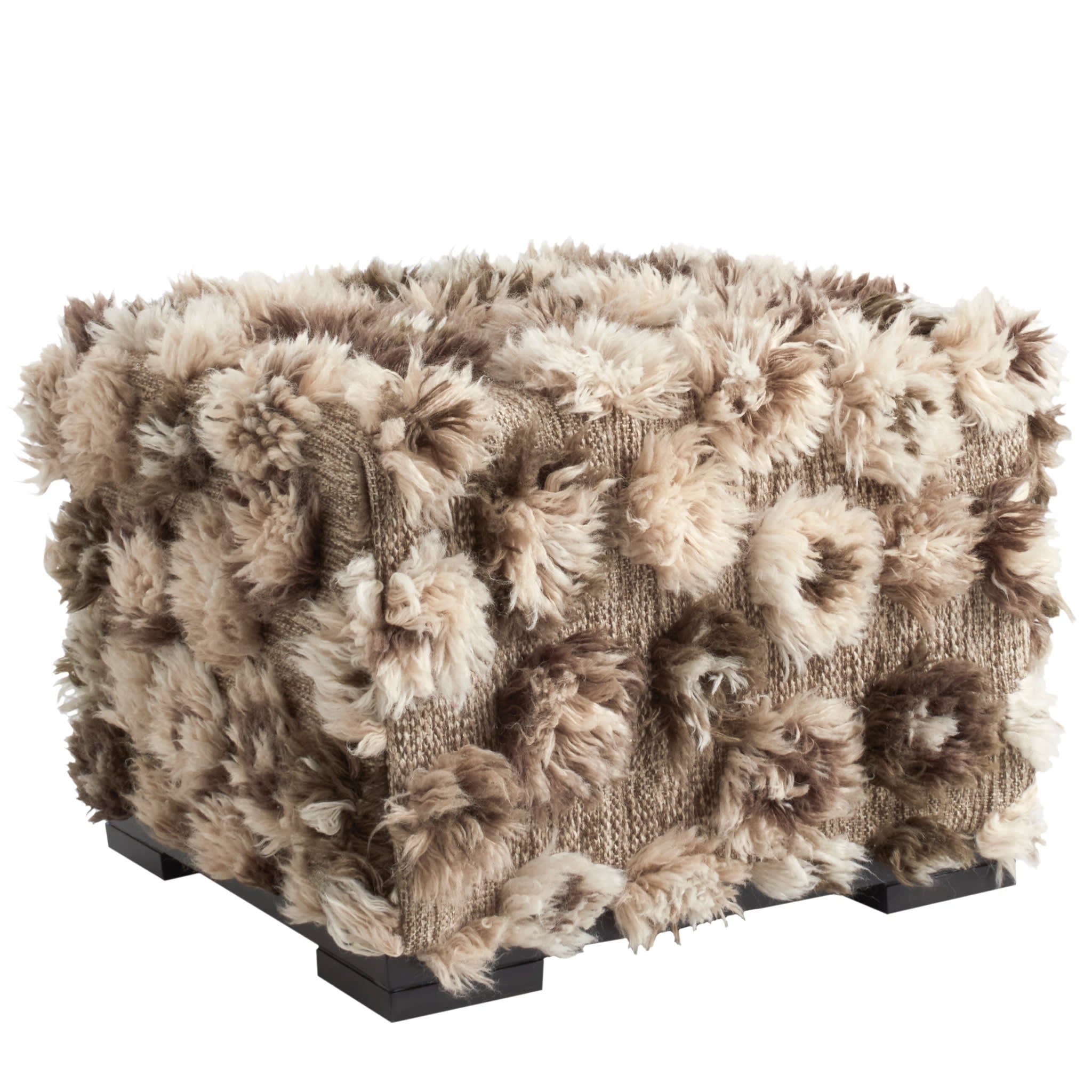 Party On Natural Rug Bench – Annie Selke
