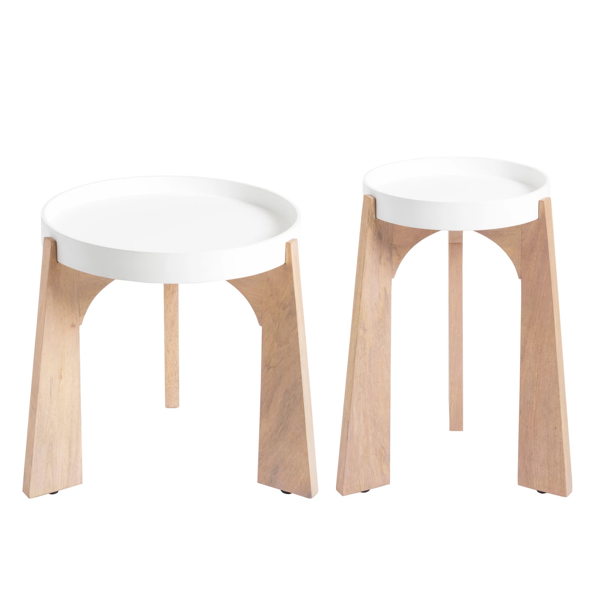 Modular Side Table | White – Annie Selke