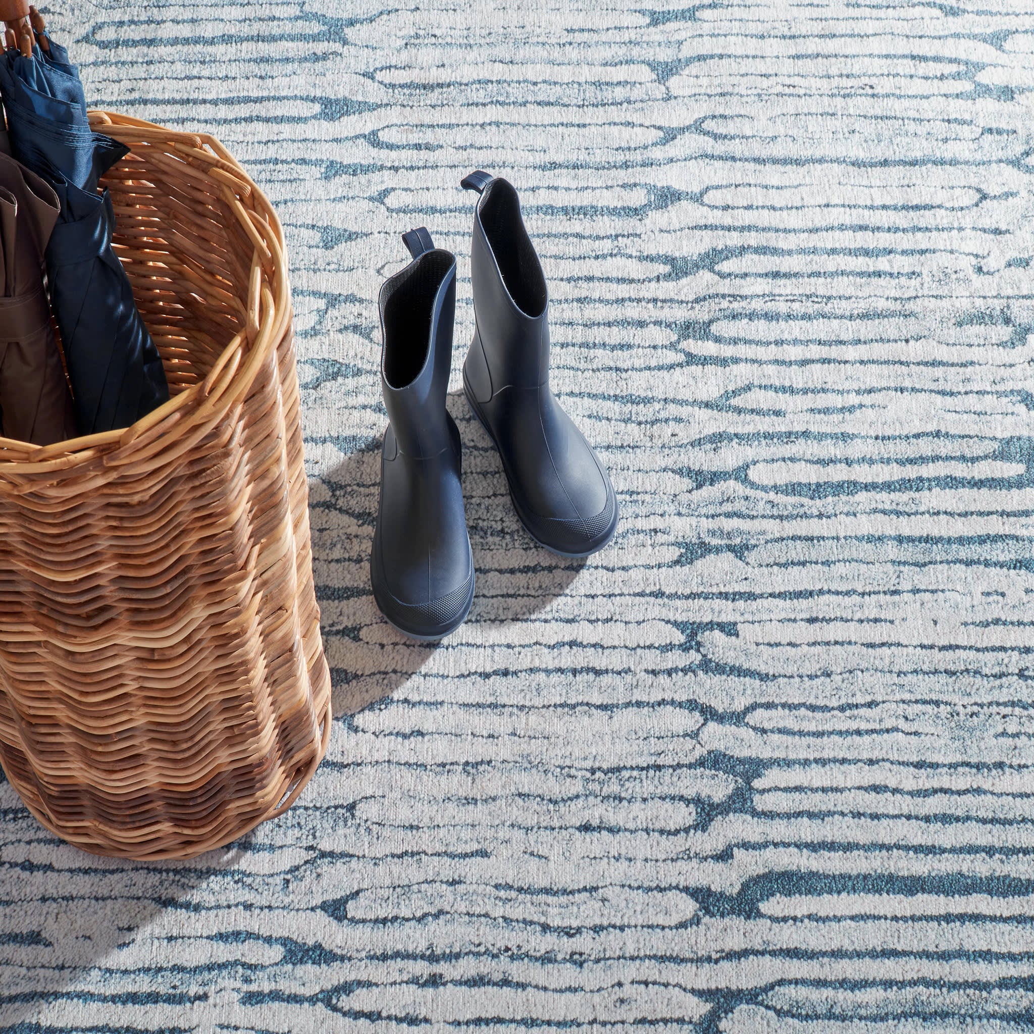 Malone Machine Washable Rug | Everglade – Annie Selke
