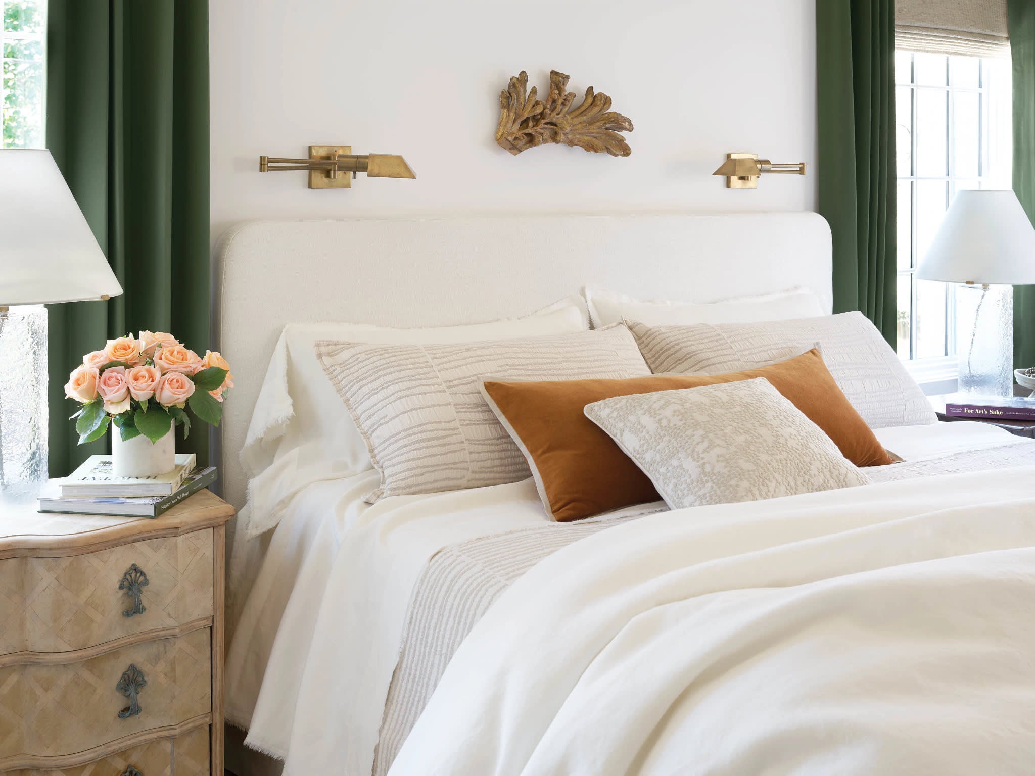 Faye Linen Duvet Cover | Dove White – Annie Selke