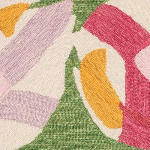 Lily Pad Hand Micro Hooked Wool Rug Swatch | Green – Annie Selke