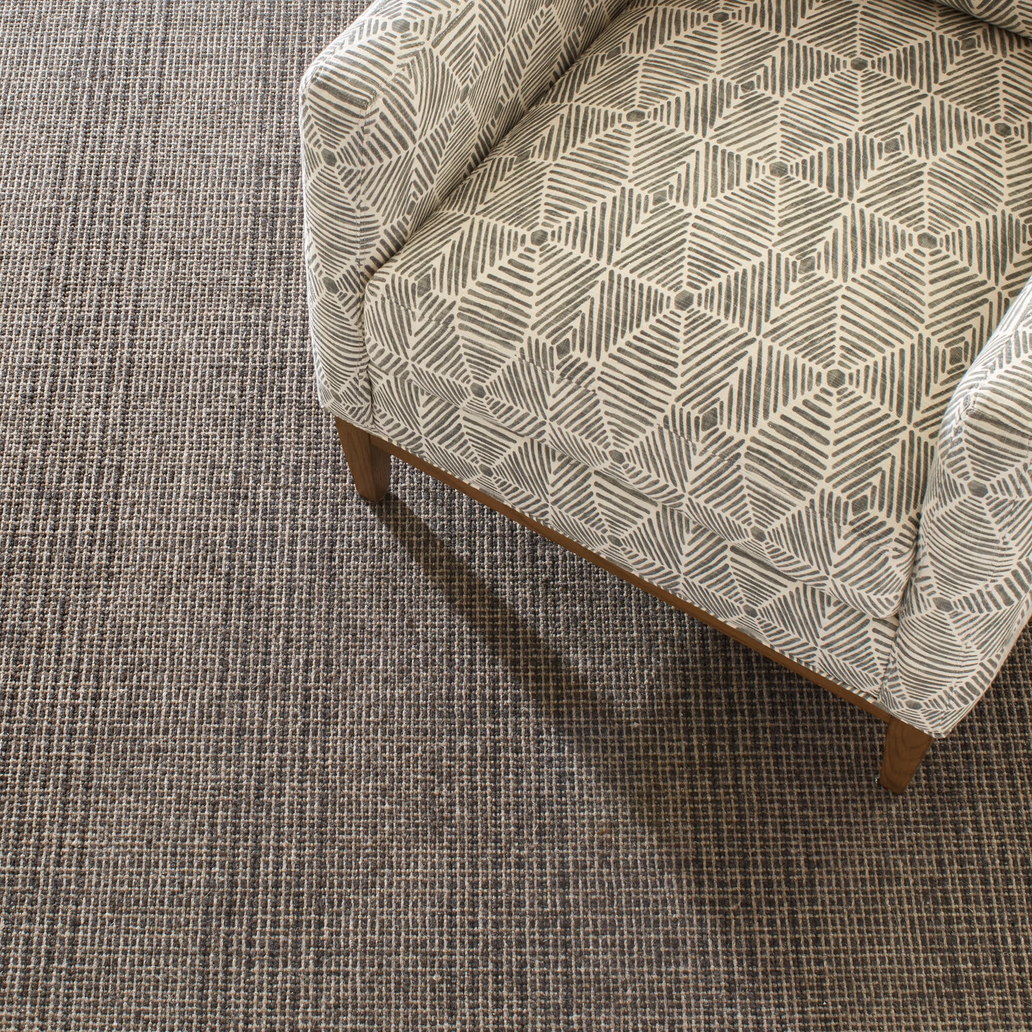 Checkers Woven Wool Custom Rug | Shale – Annie Selke