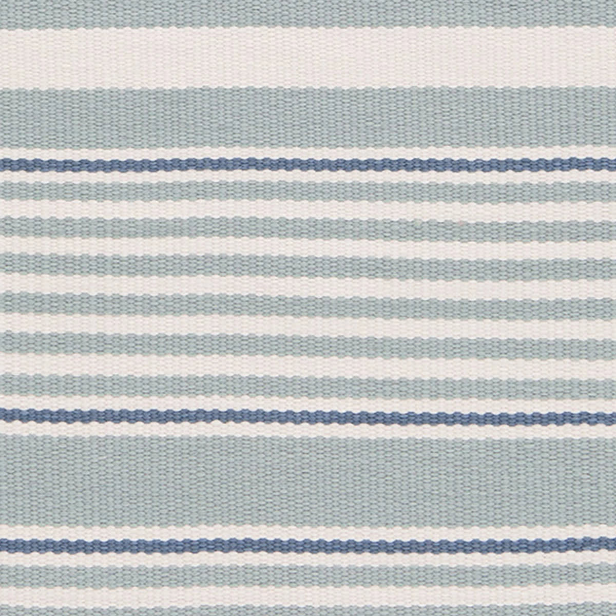 Rugby Stripe Light Blue Handwoven Indoor/Outdoor Rug Swatch – Annie Selke