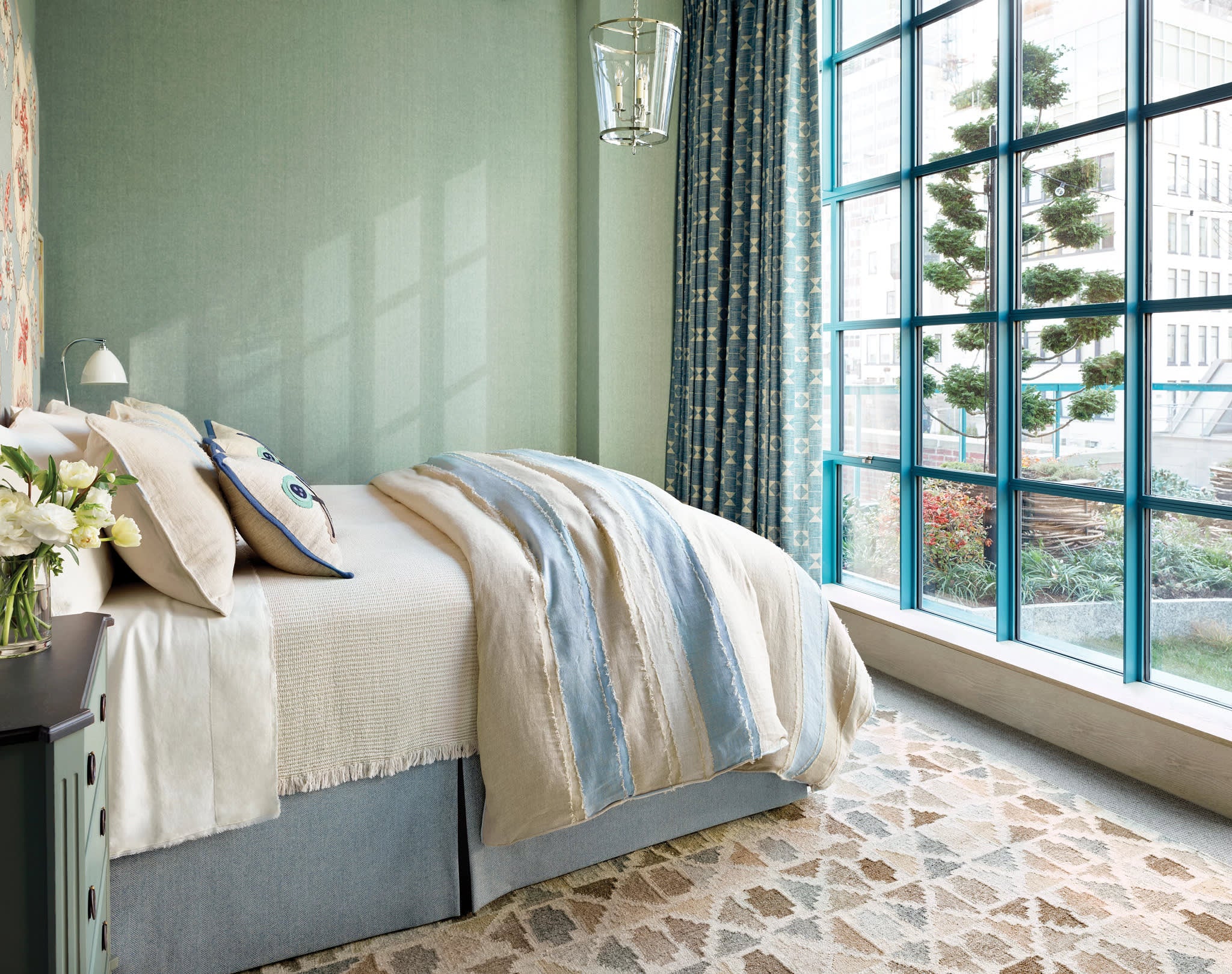 Faye Linen Dove White Sheet Set – Annie Selke