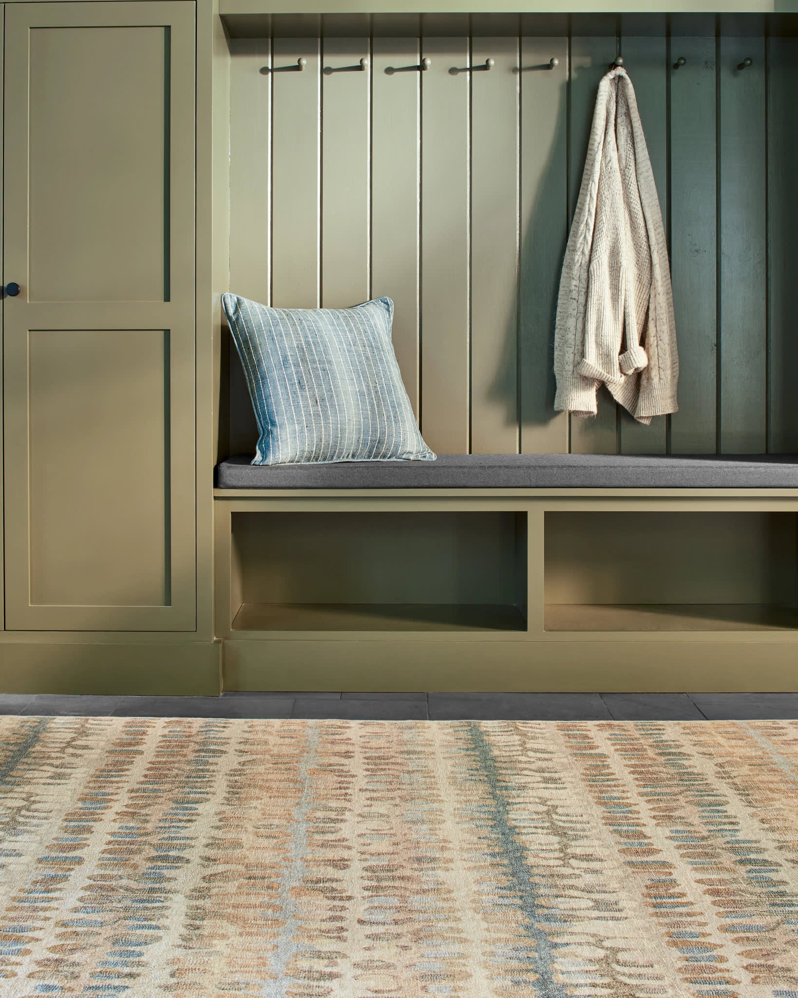 Paint Chip Natural Machine Washable Rug – Annie Selke