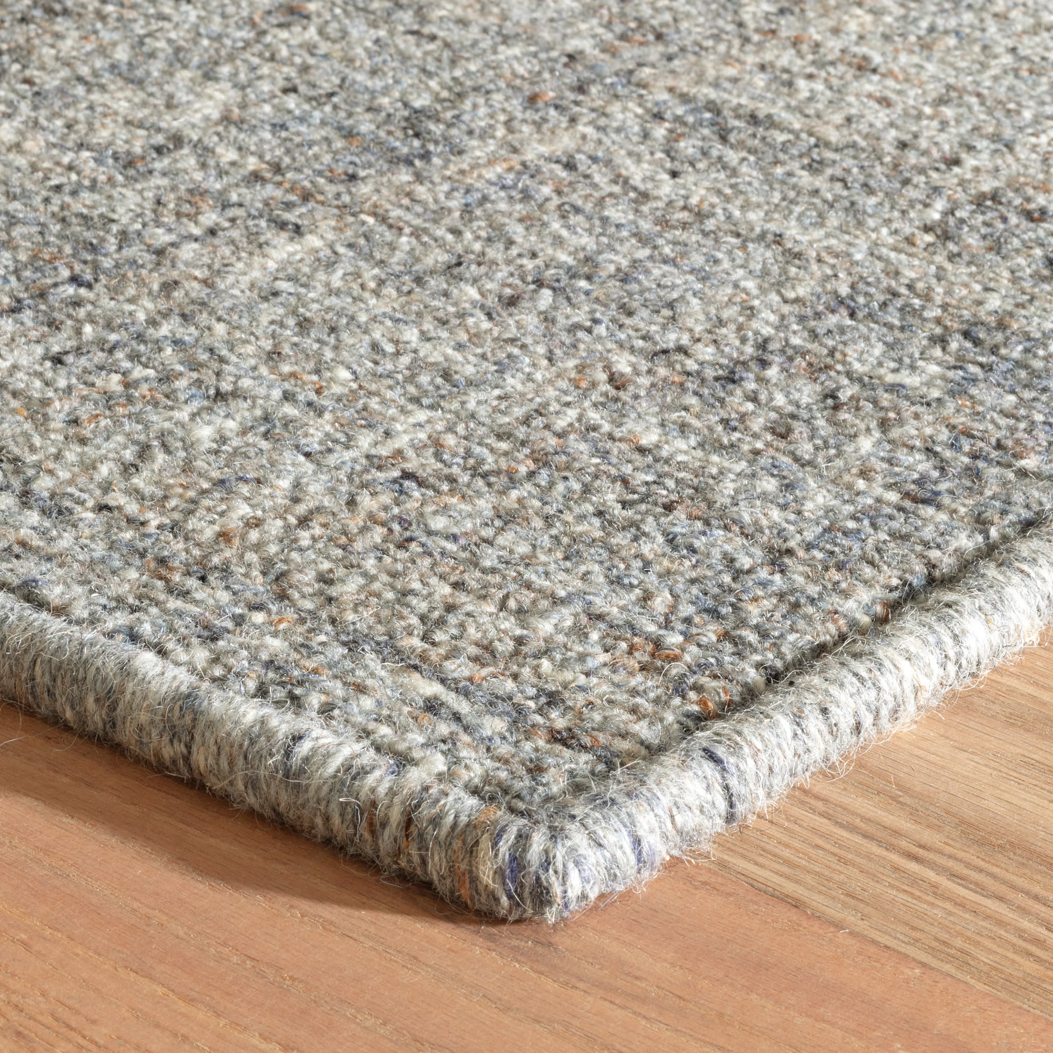 Harris Blue/Brown Hand Micro Hooked Wool Custom Rug – Annie Selke