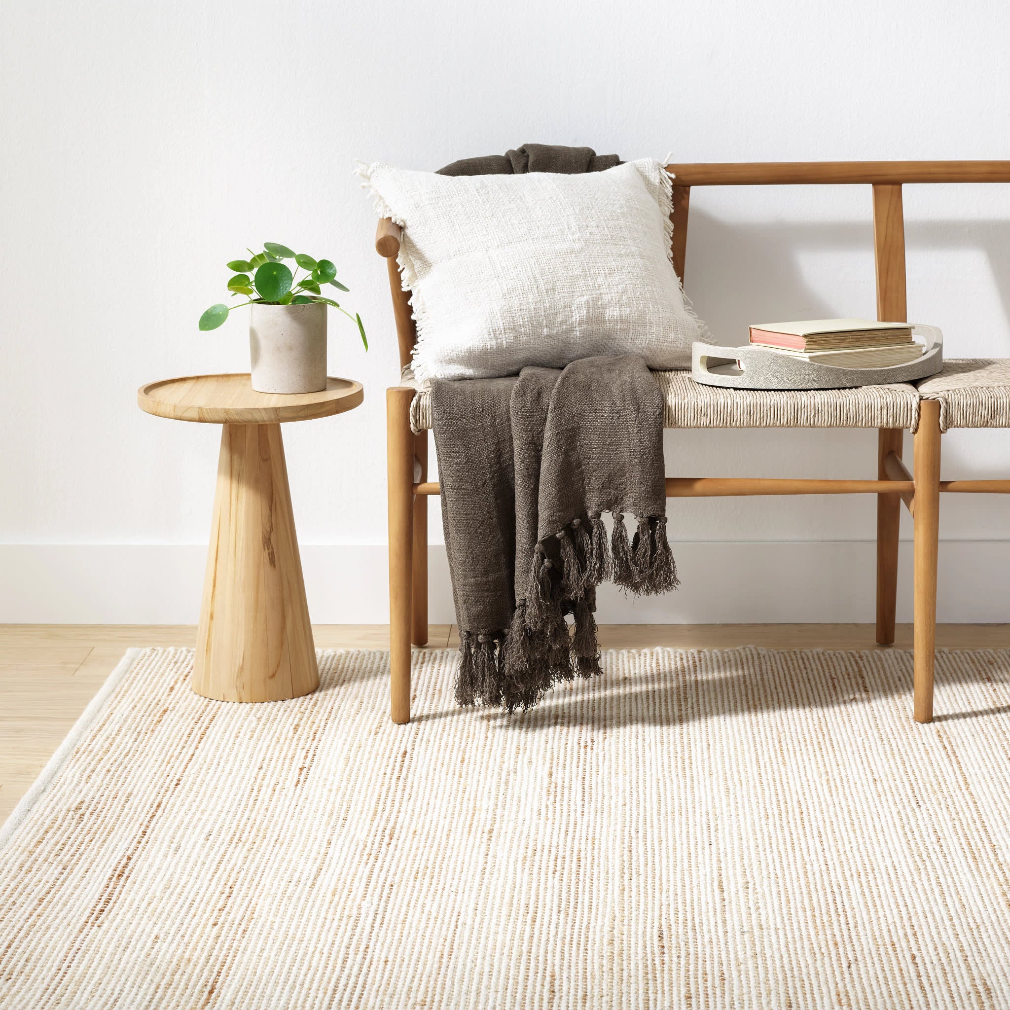 Seed Handwoven Jute Rug | Ivory/Natural – Annie Selke