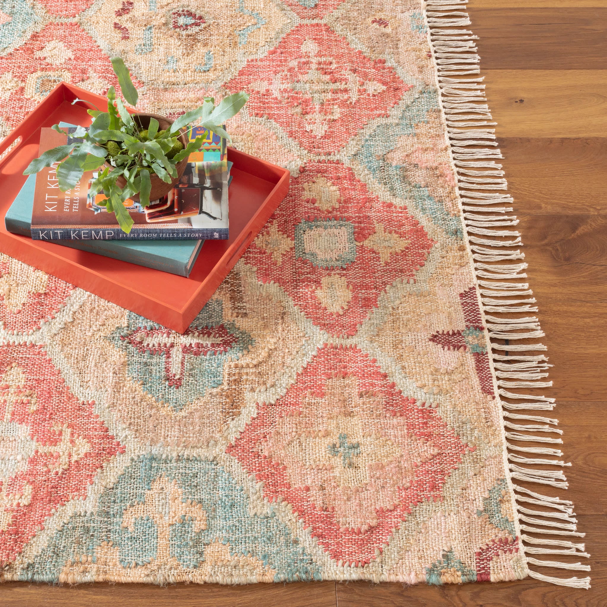 Pali Terracotta Handwoven Jute Rug – Annie Selke