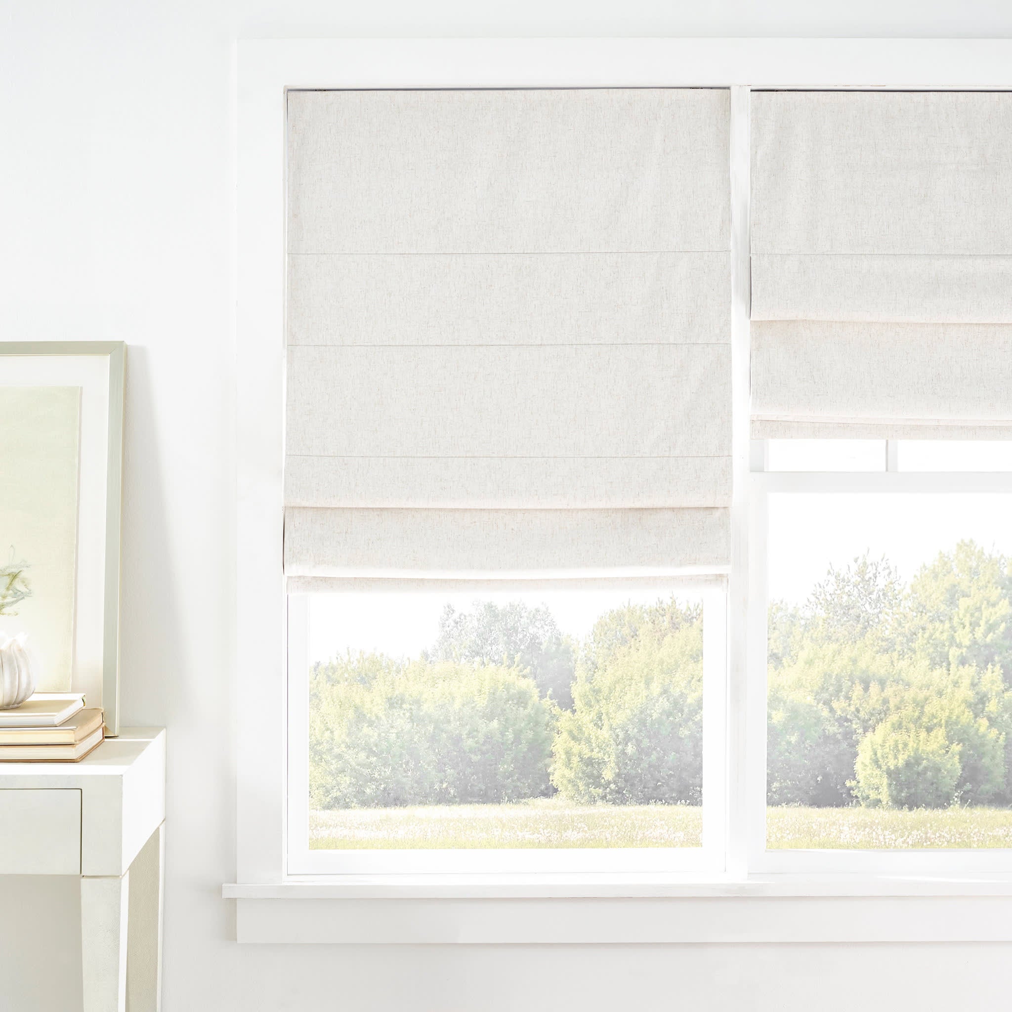 Textured Cordless Roman Natural Shade – Annie Selke
