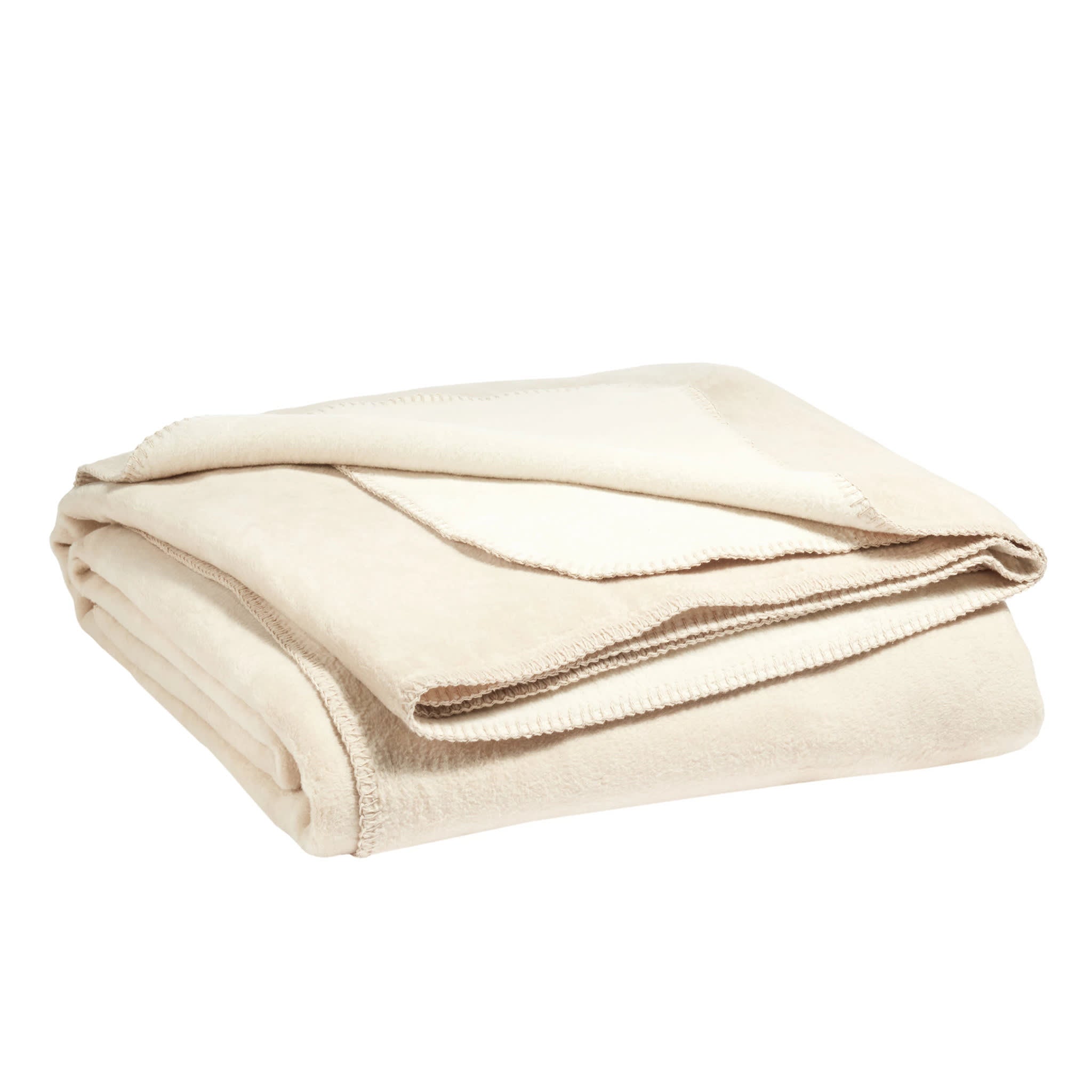 Faro Fleece Natural Blanket – Annie Selke