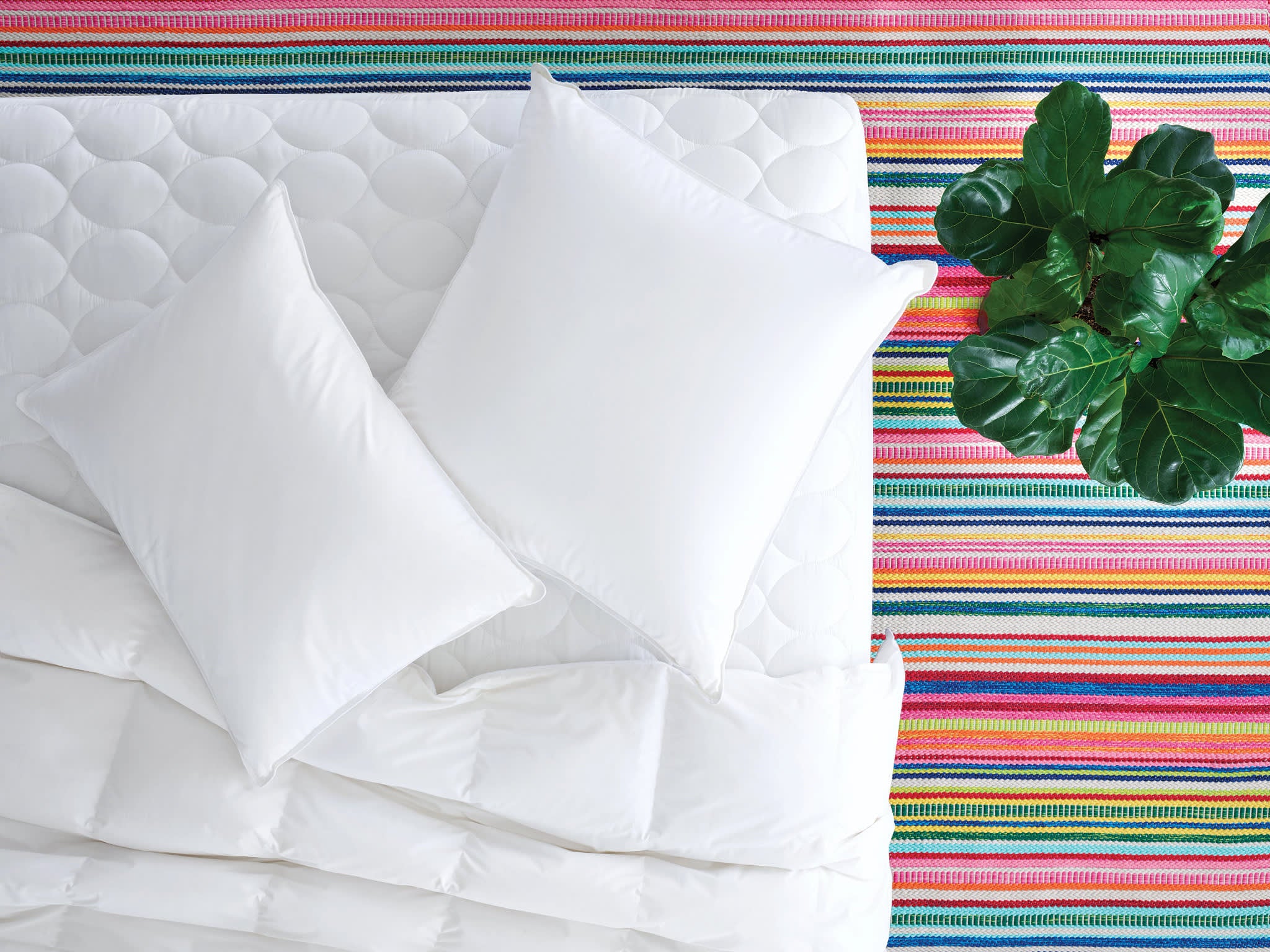 Savasana Baffle Box Duvet Insert | White – Annie Selke