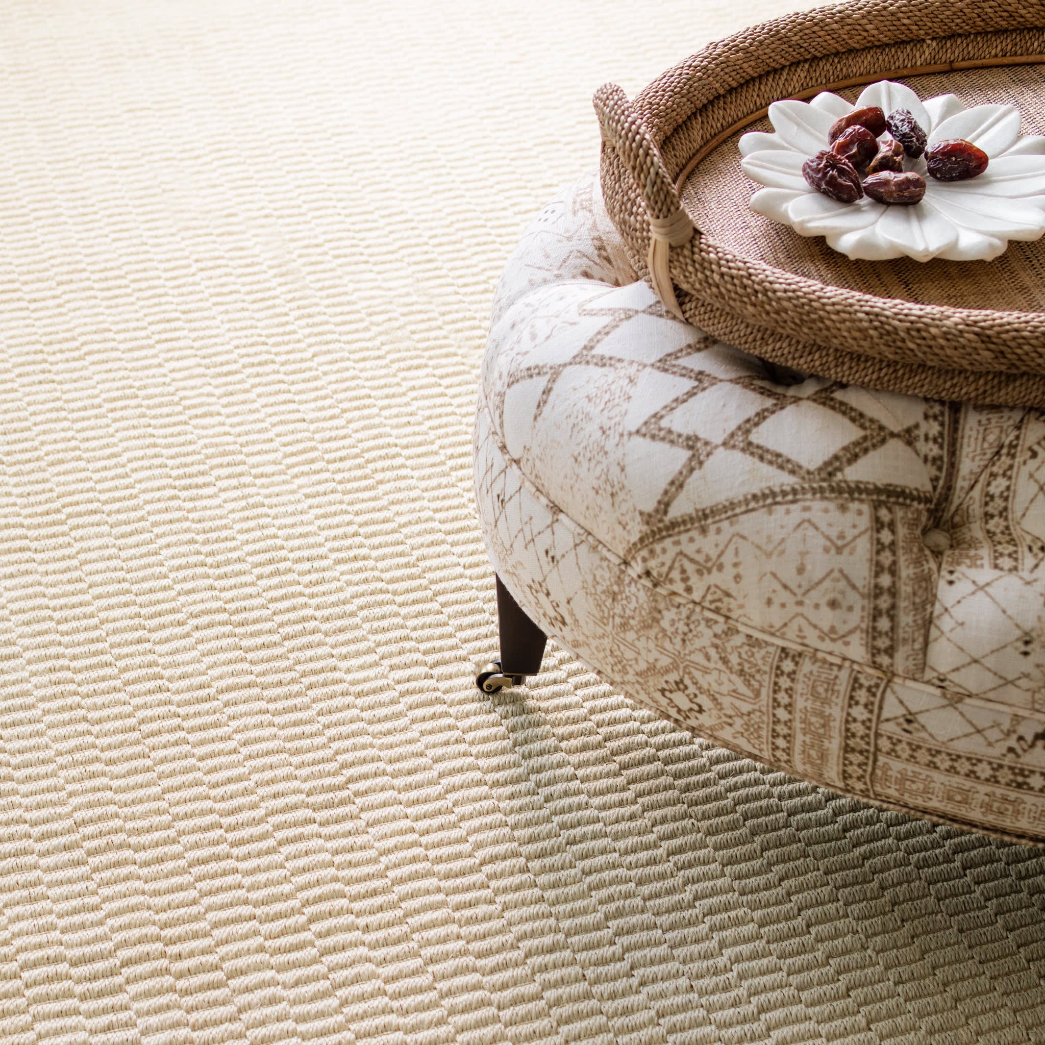 Wicker Woven Sisal Custom Rug | Sand – Annie Selke