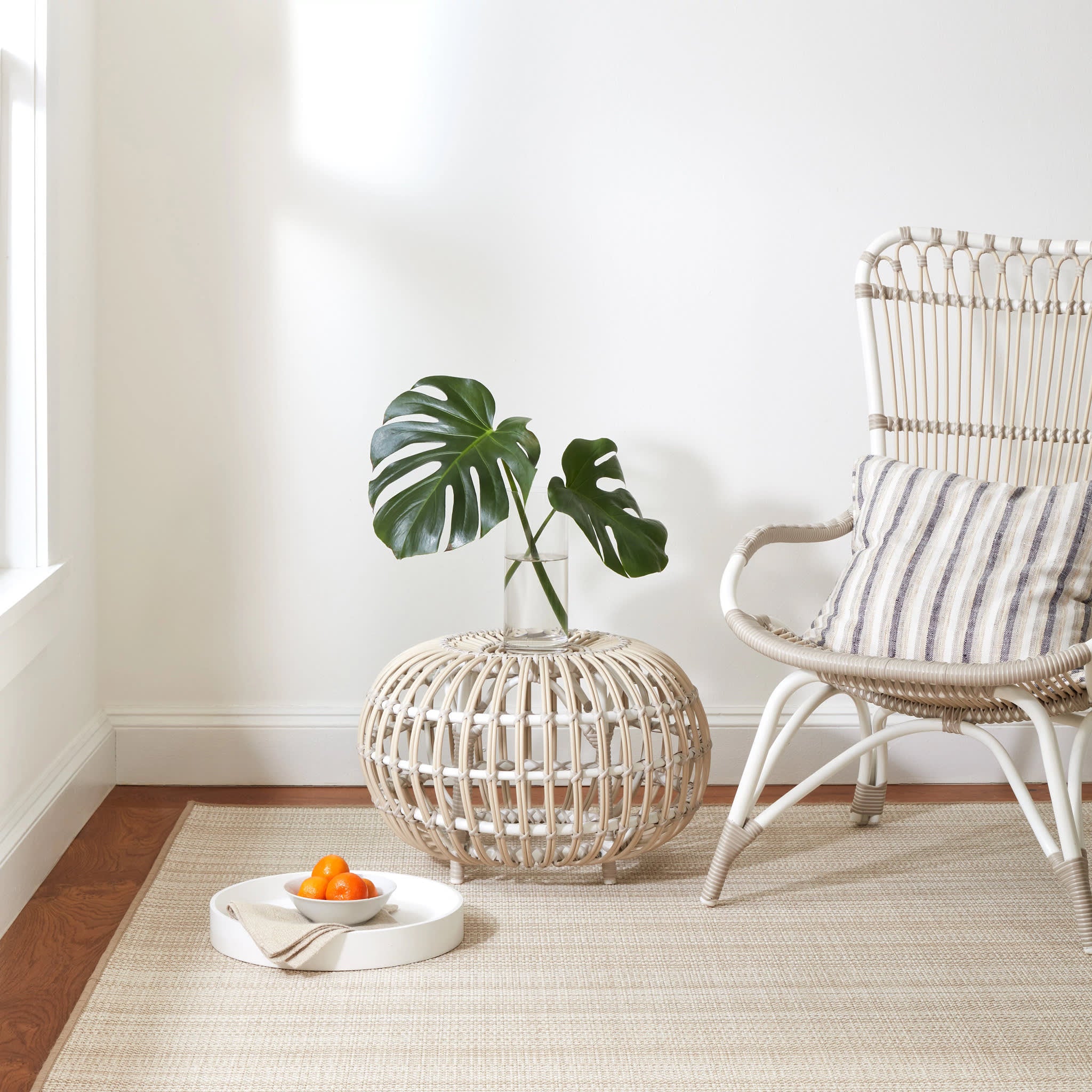 Lakeside Woven Indoor/Outdoor Custom Rug | Khaki – Annie Selke