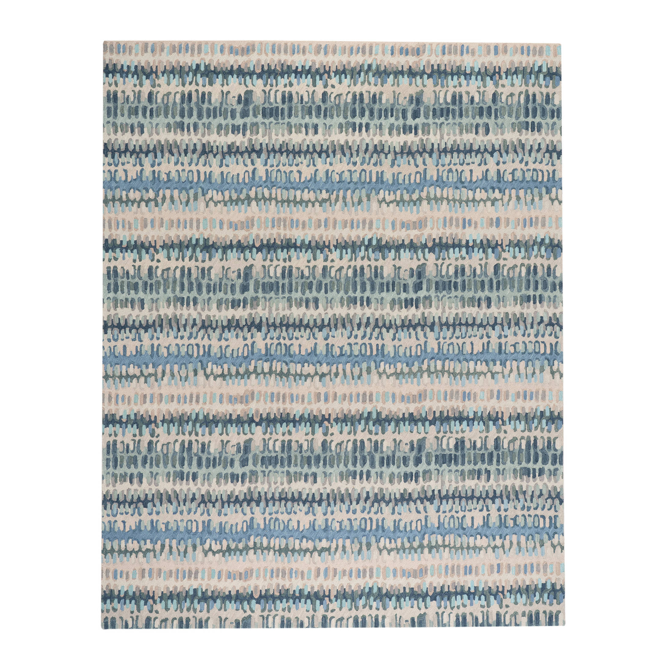 Paint Chip Hand Micro Hooked Wool Rug | Blue – Annie Selke