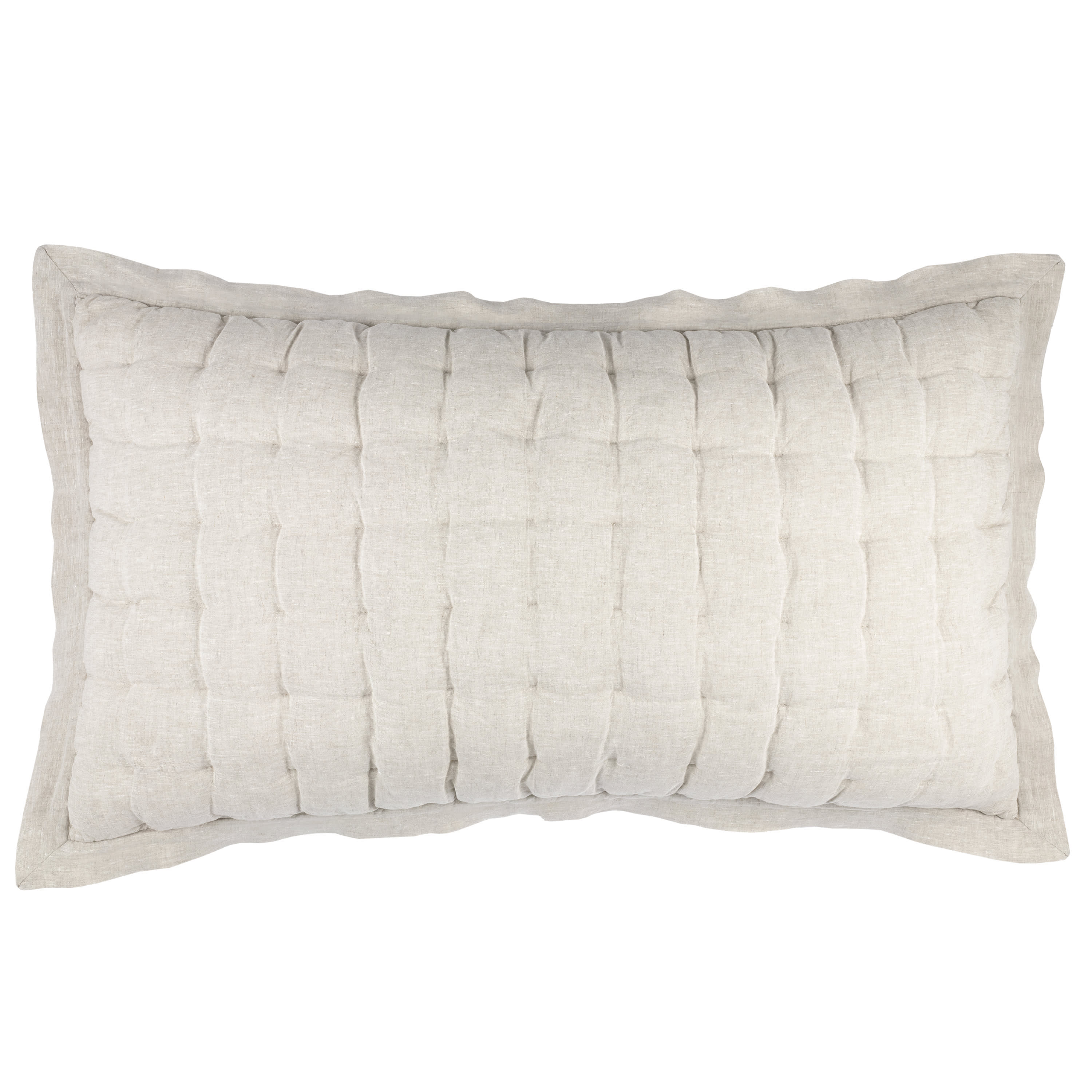 Lush Linen Puff Sham | Natural – Annie Selke